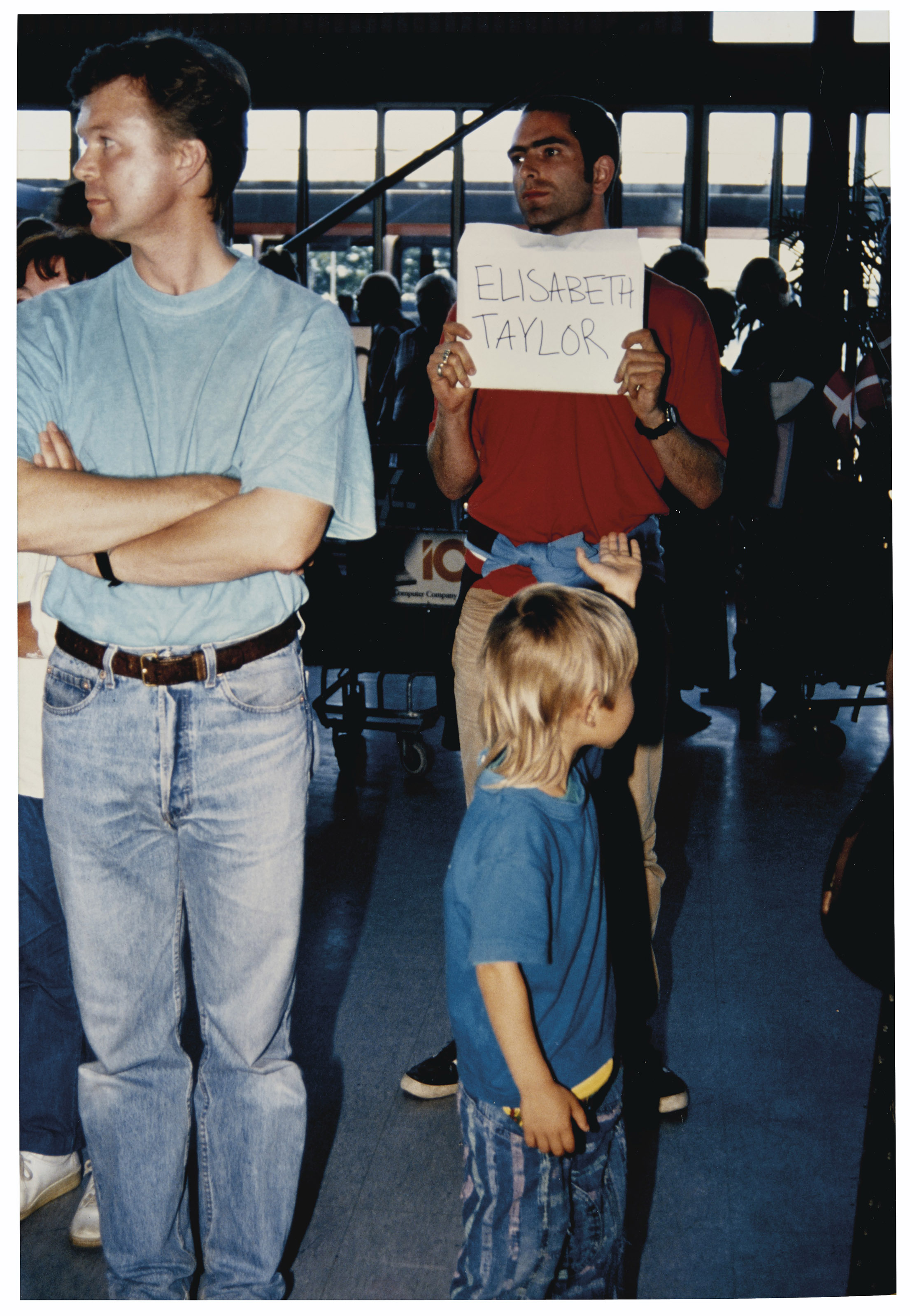 JONATHAN MONK (B. 1969), Waiting for famous people (Elizabeth Taylor ...