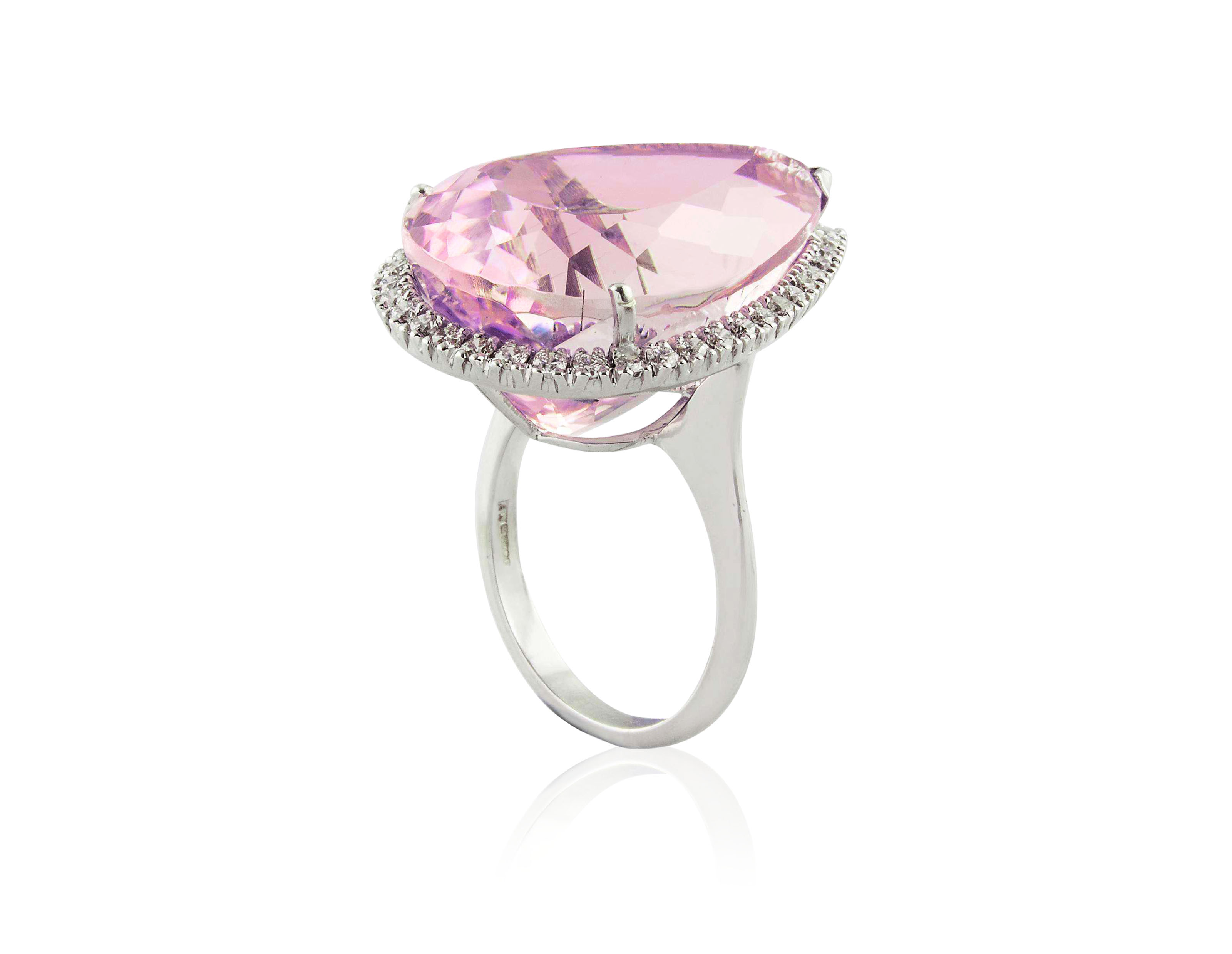 KUNZITE AND DIAMOND RING, | Christie’s