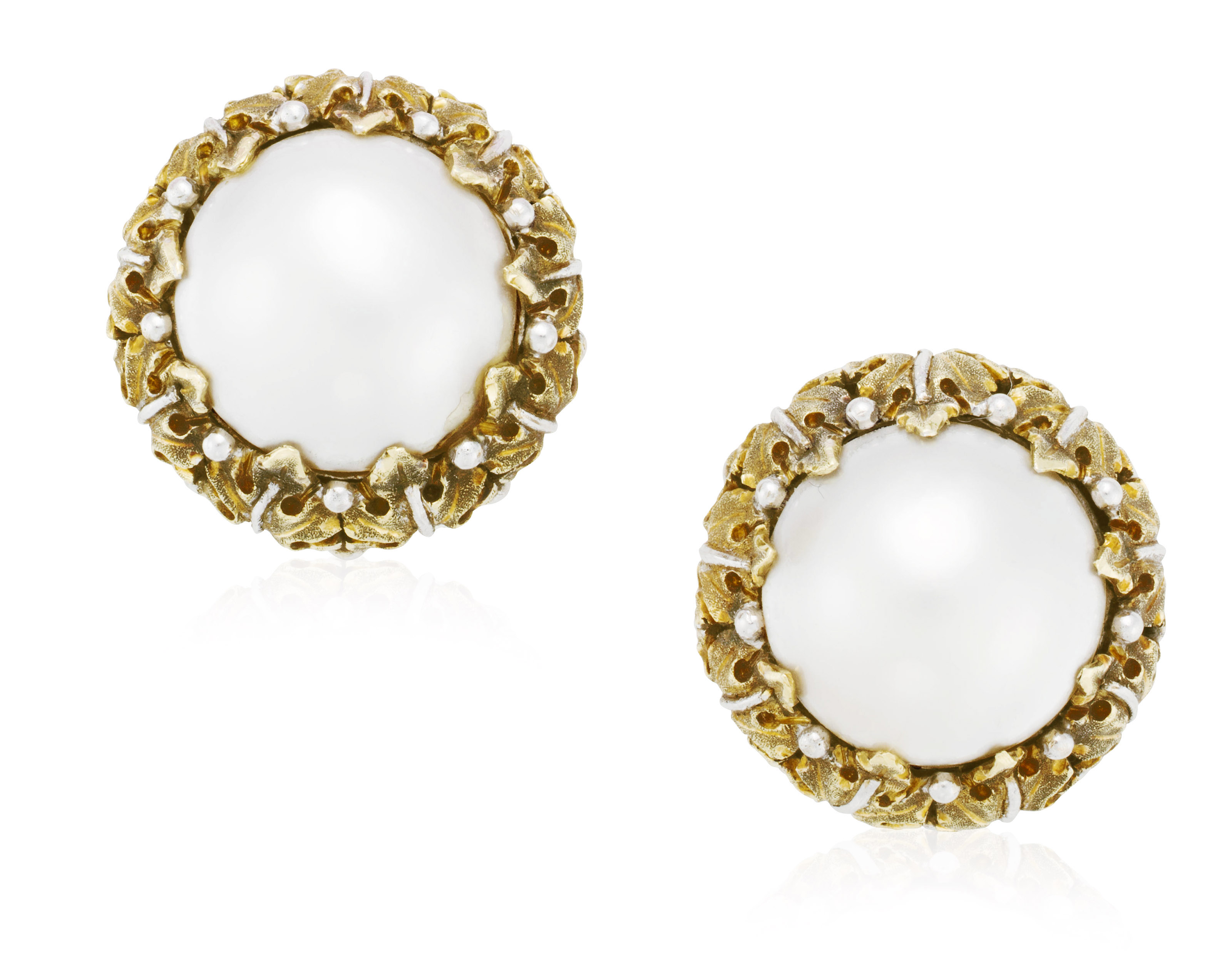 BUCCELLATI CULTURED PEARL AND GOLD EARRINGS, | Christie’s