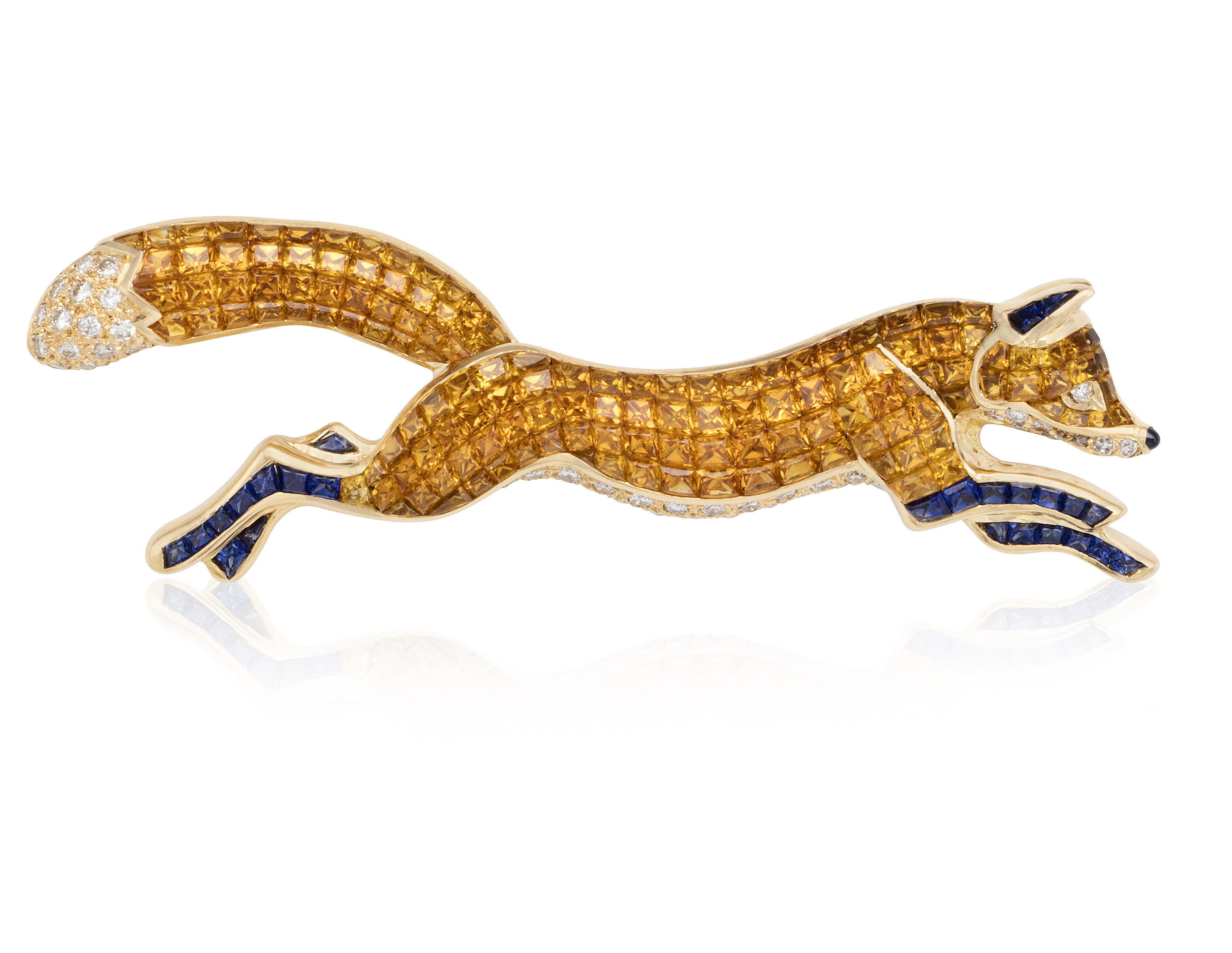 MULTI GEM FOX BROOCH, | Christie’s