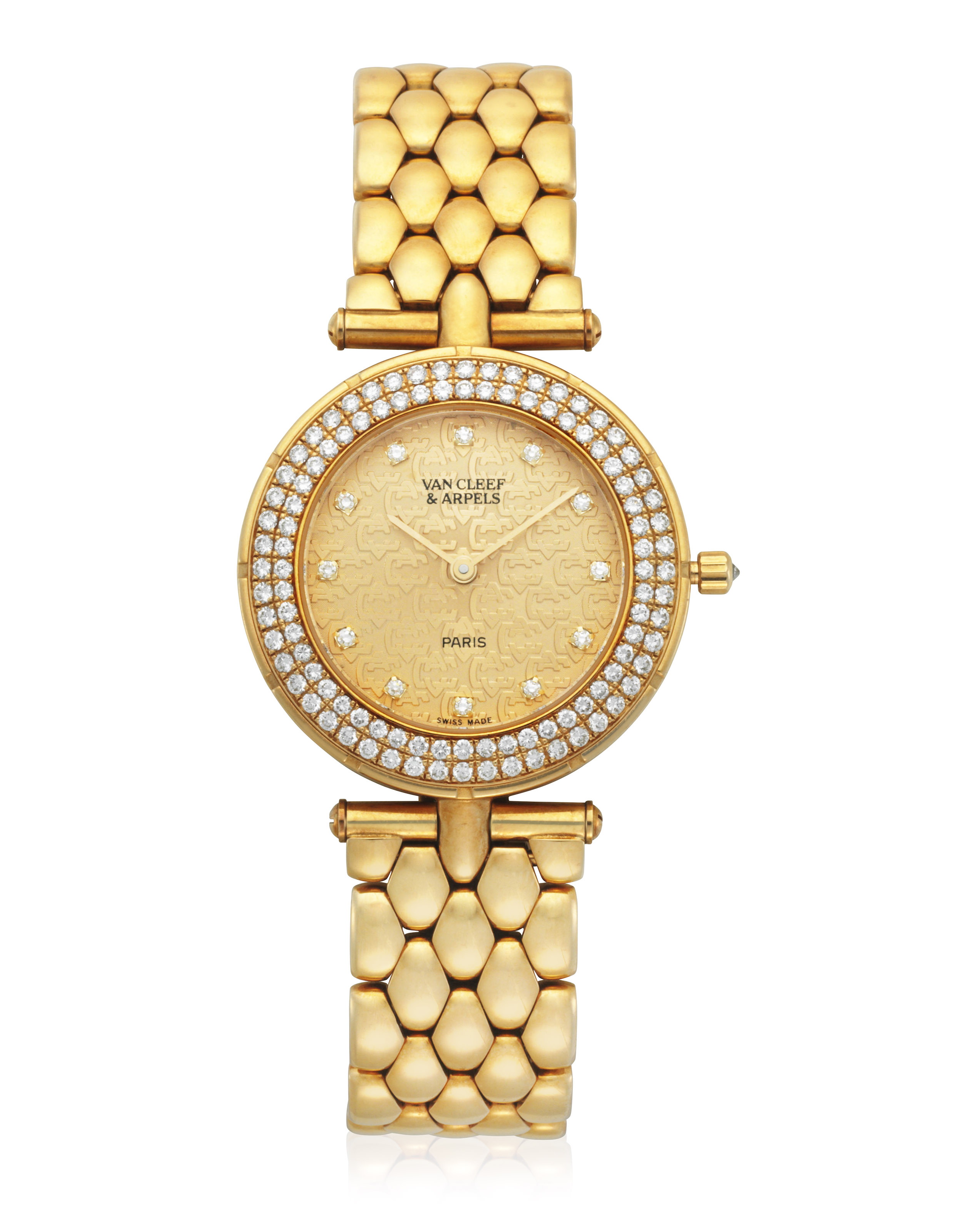 VAN CLEEF & ARPELS GOLD AND DIAMOND WATCH, | Christie’s