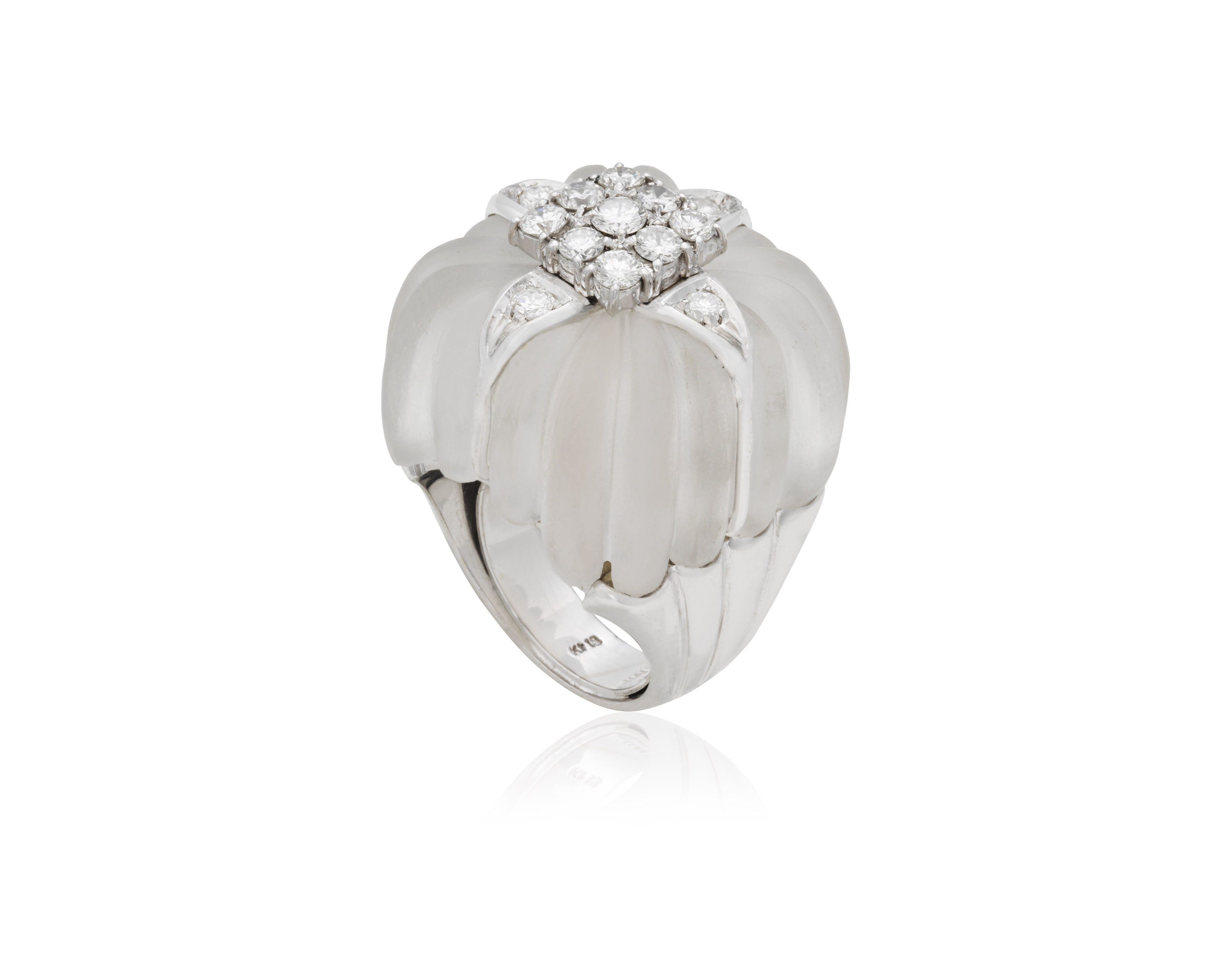 ROCK CRYSTAL AND DIAMOND RING, | Christie’s