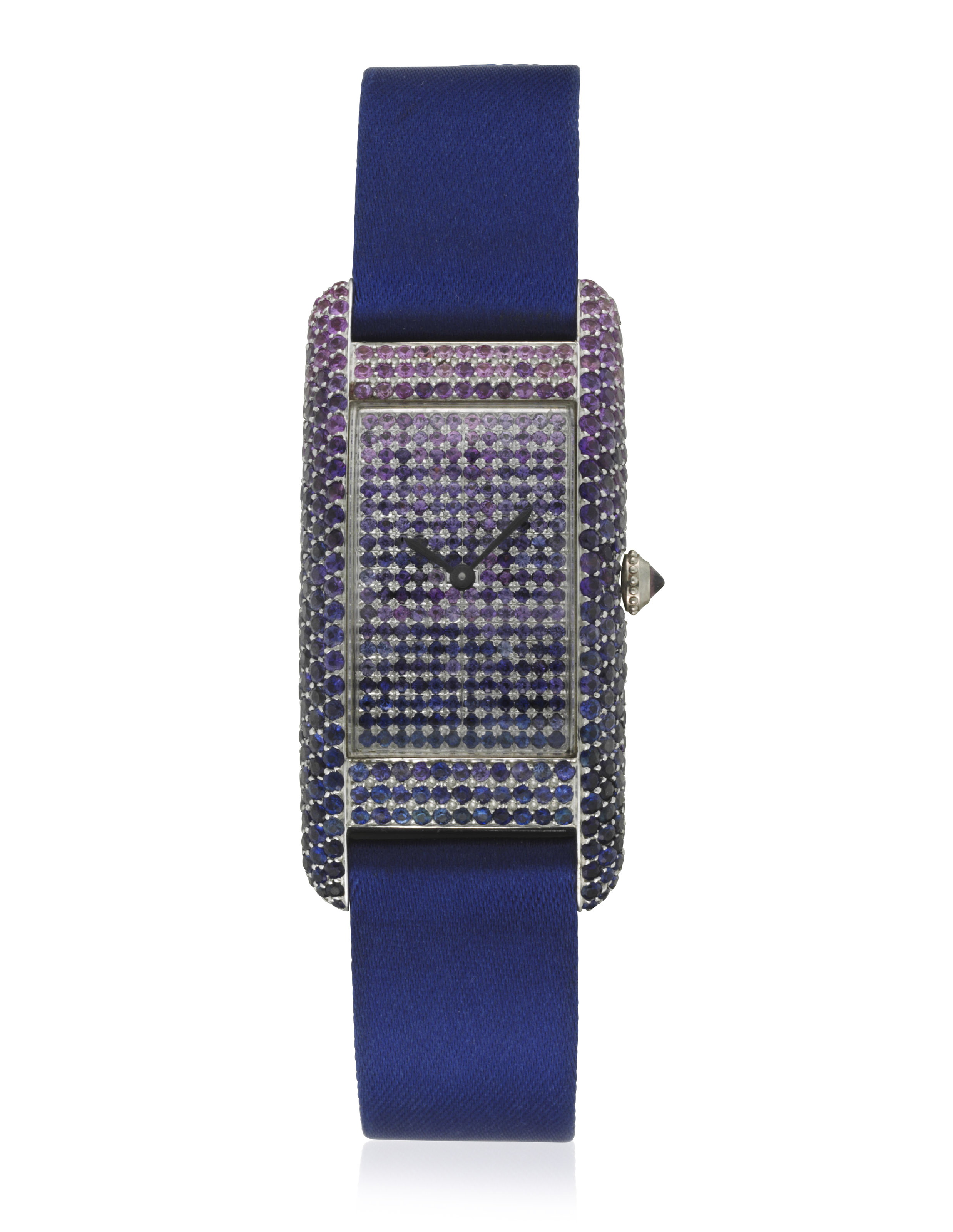 CHARLES OUDIN MULTI COLORED SAPPHIRE AND DIAMOND WRISTWATCH, | Christie’s
