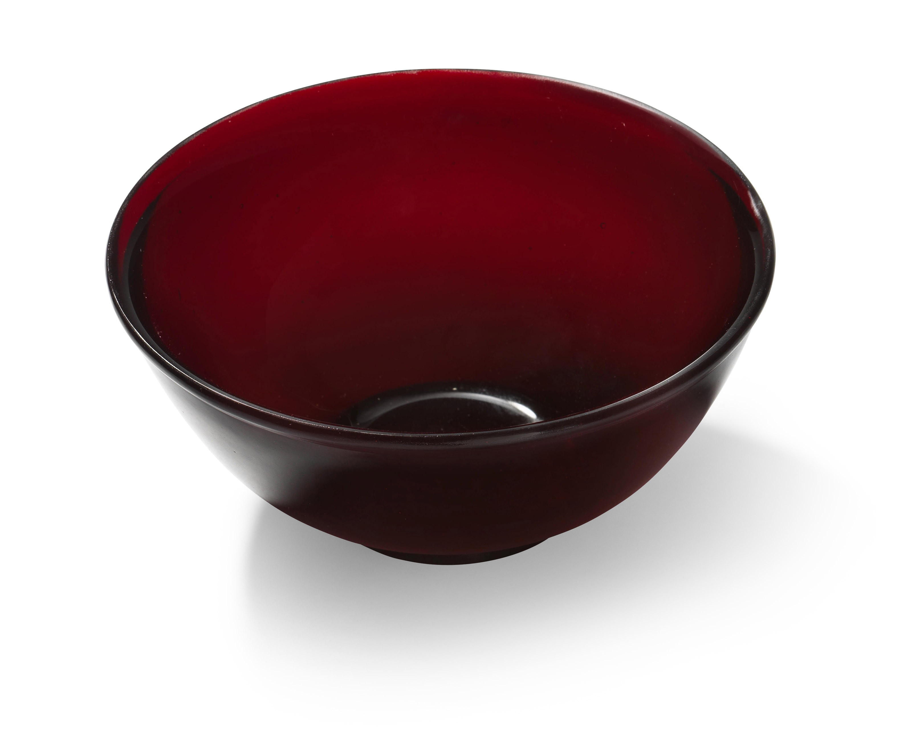 A PLAIN RUBY RED GLASS BOWL, CHINA, 18TH CENTURY | Christie’s