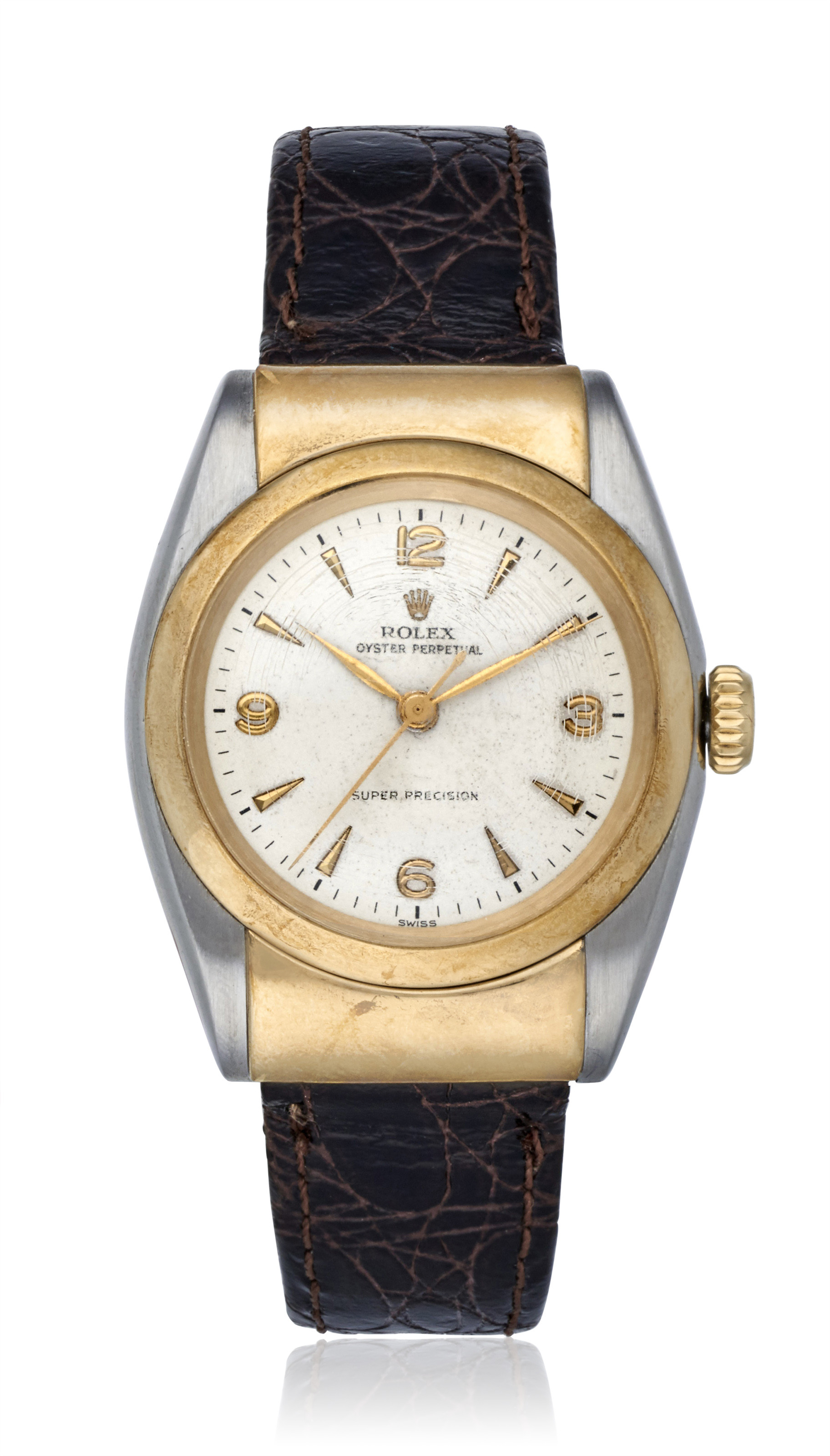 ROLEX 'HOODED LUGS' BUBBLEBACK, REF. 6064, | Christie’s