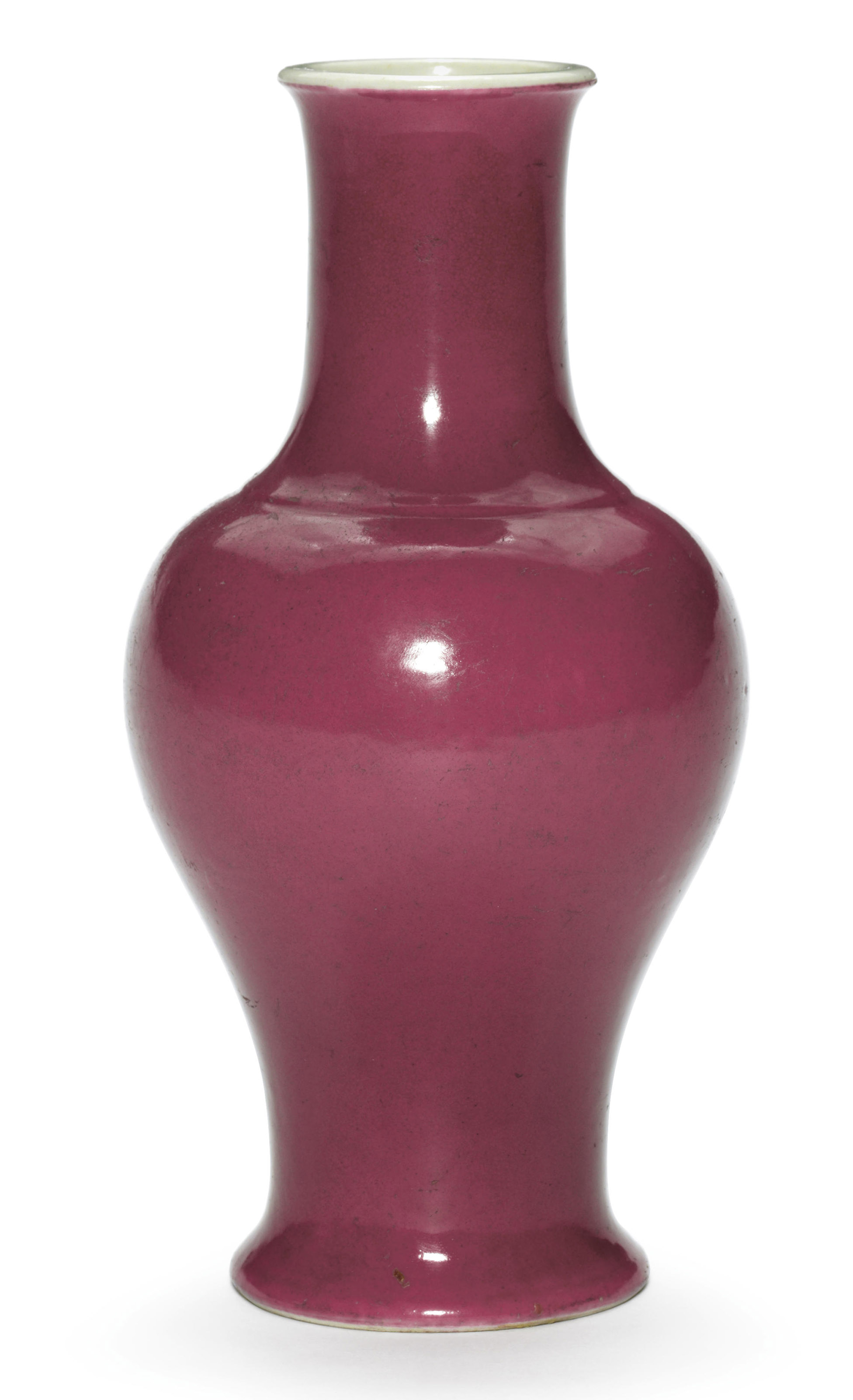A SMALL PUCE-GLAZED BALUSTER VASE, 18TH-19TH CENTURY | Christie’s