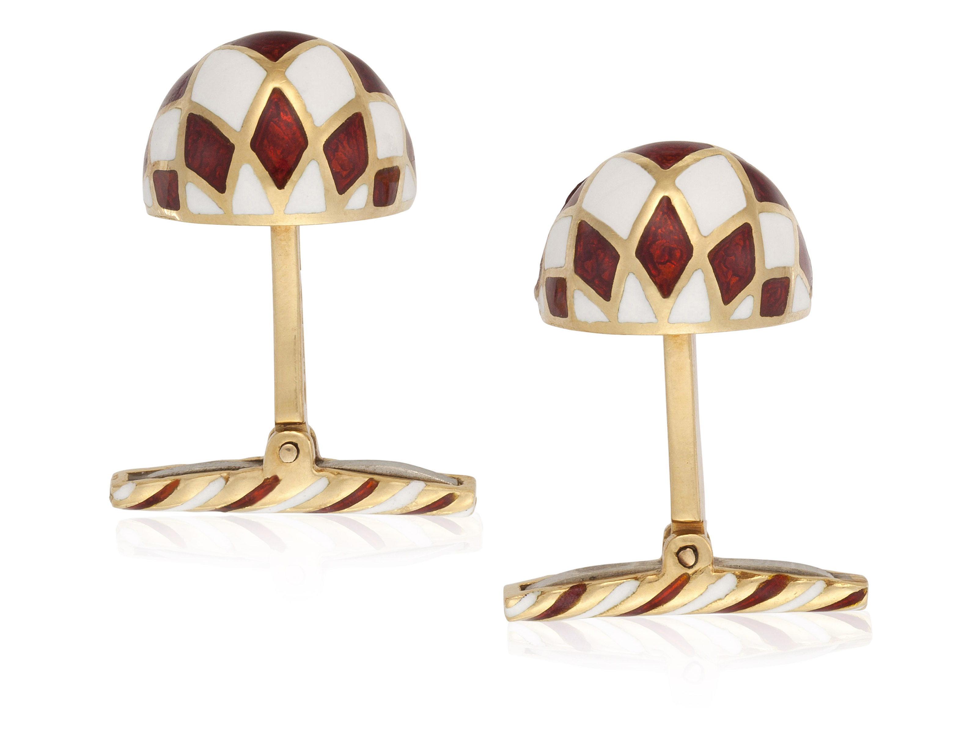 DAVID WEBB GOLD AND ENAMEL CUFFLINKS, | Christie’s