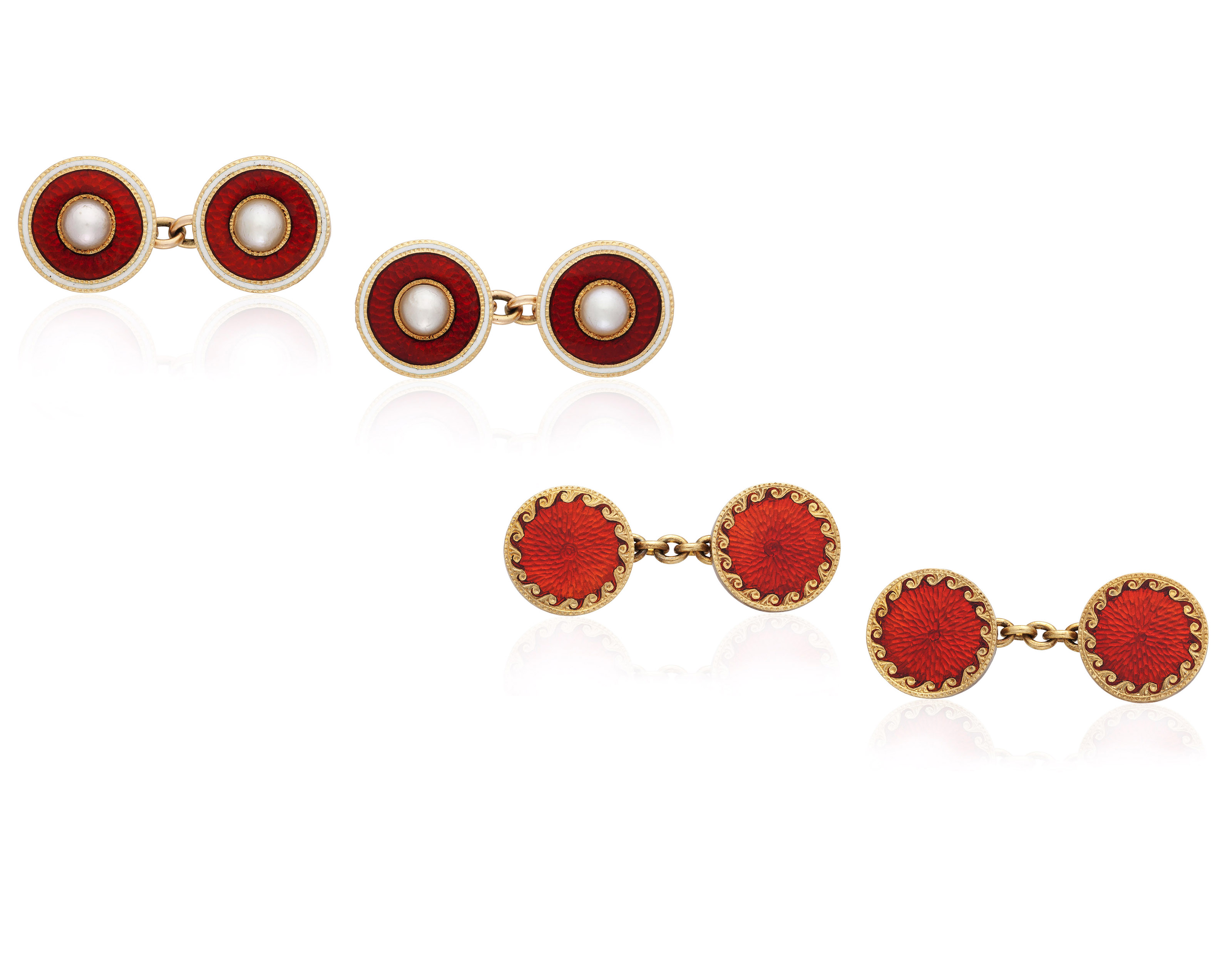 GROUP OF ENAMEL CUFFLINKS, | Christie’s