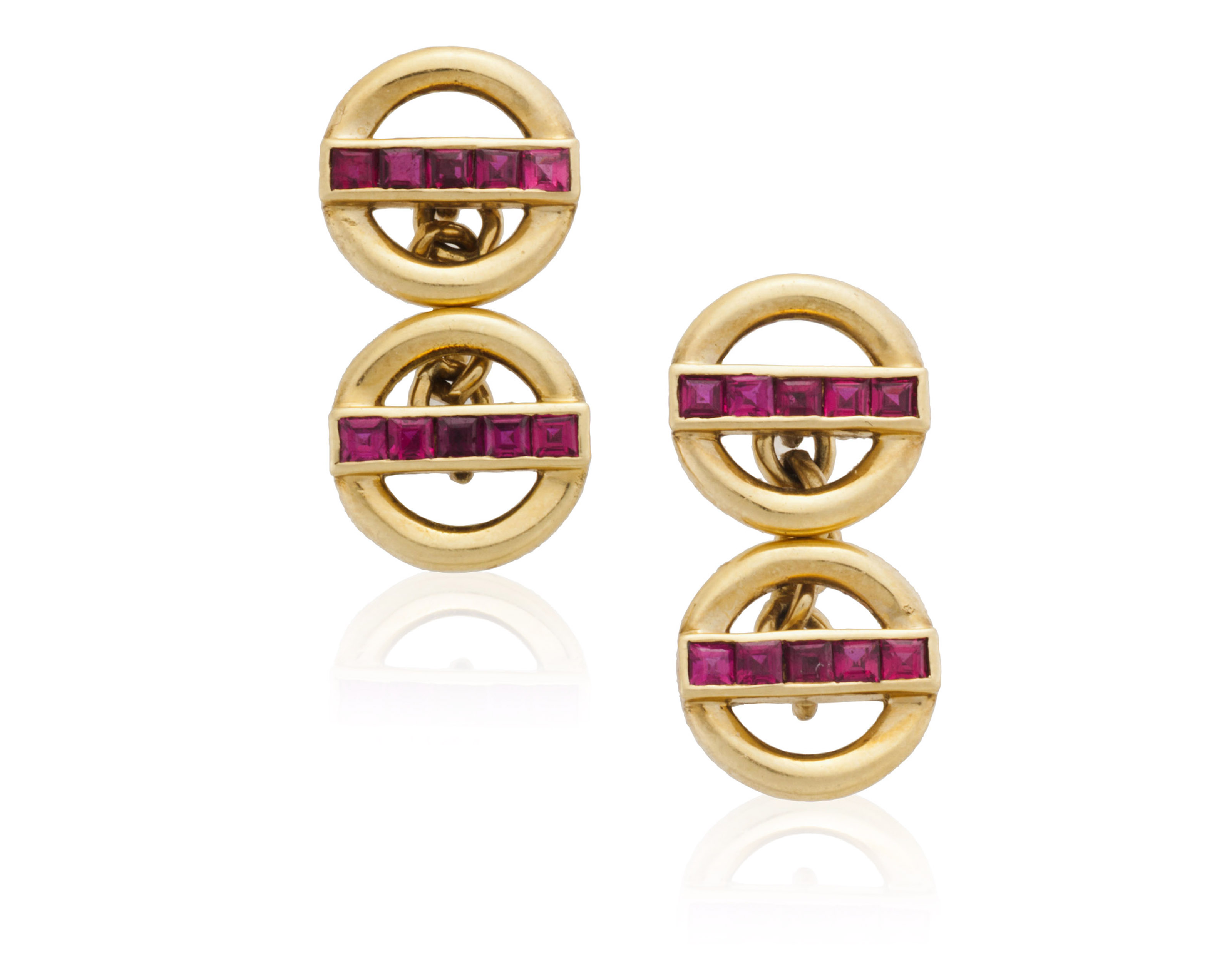 RUBY AND GOLD CUFFLINKS, | Christie’s