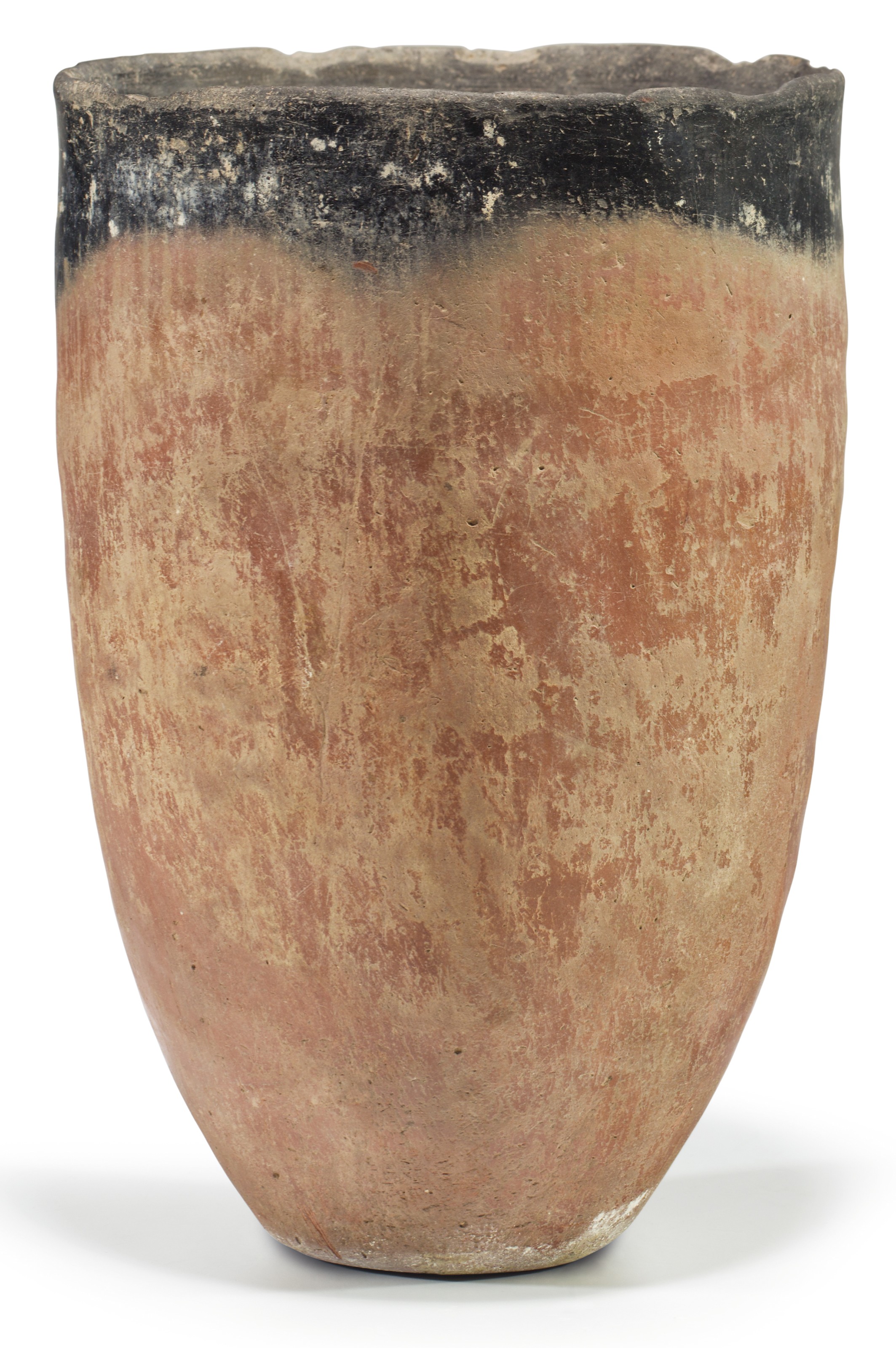 AN EGYPTIAN BLACK-TOPPED POTTERY JAR, PREDYNASTIC PERIOD, NAQADA II ...