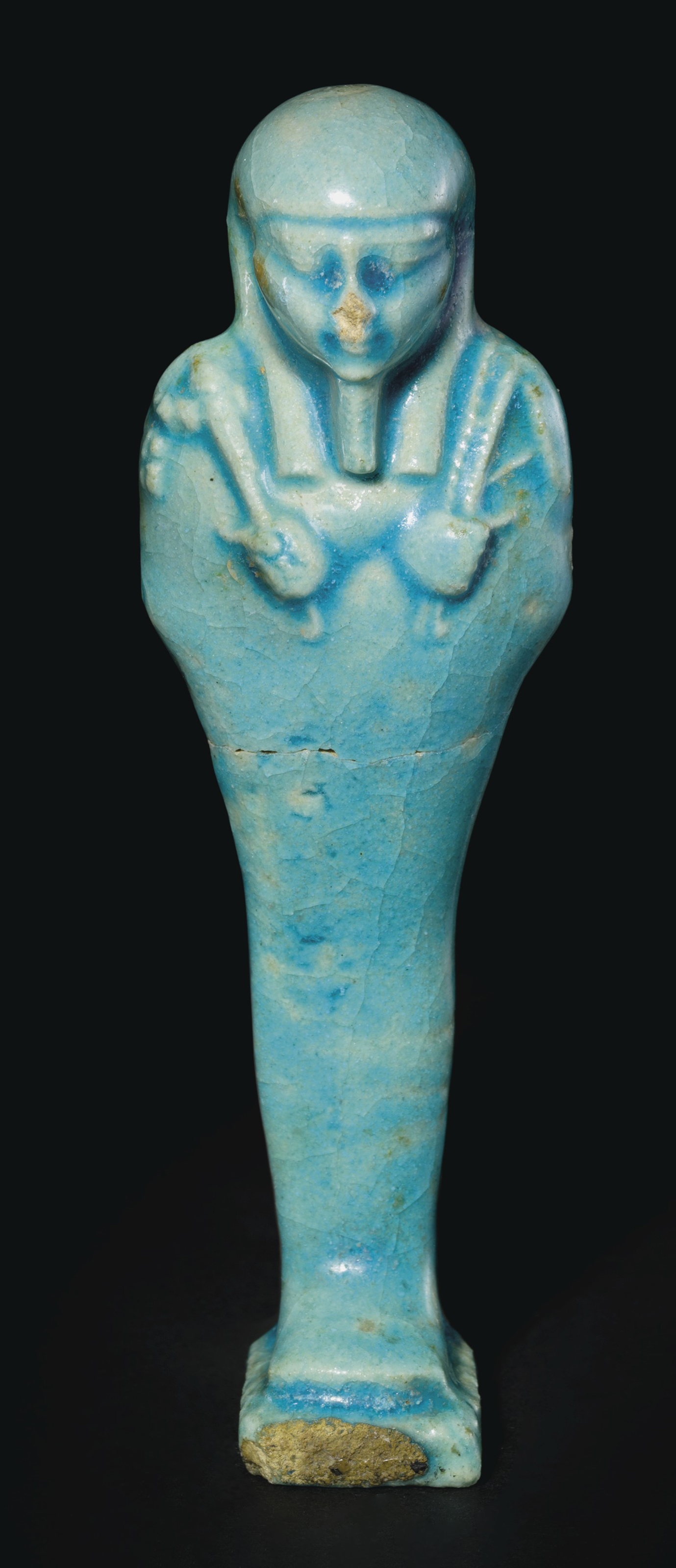 AN EGYPTIAN FAIENCE SHABTI, PTOLEMAIC PERIOD, 332-30 B.C. | Christie’s
