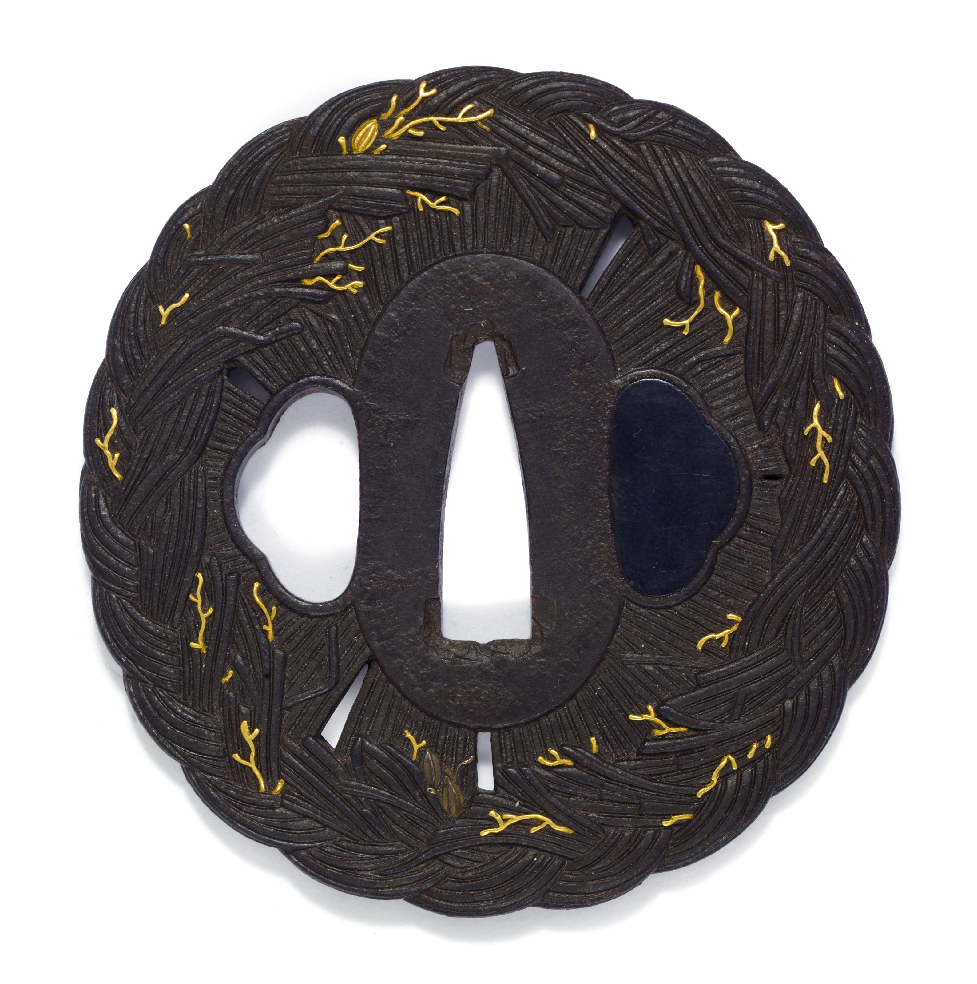 A ROUND IRON TSUBA, EDO PERIOD (19TH CENTURY) | Christie’s