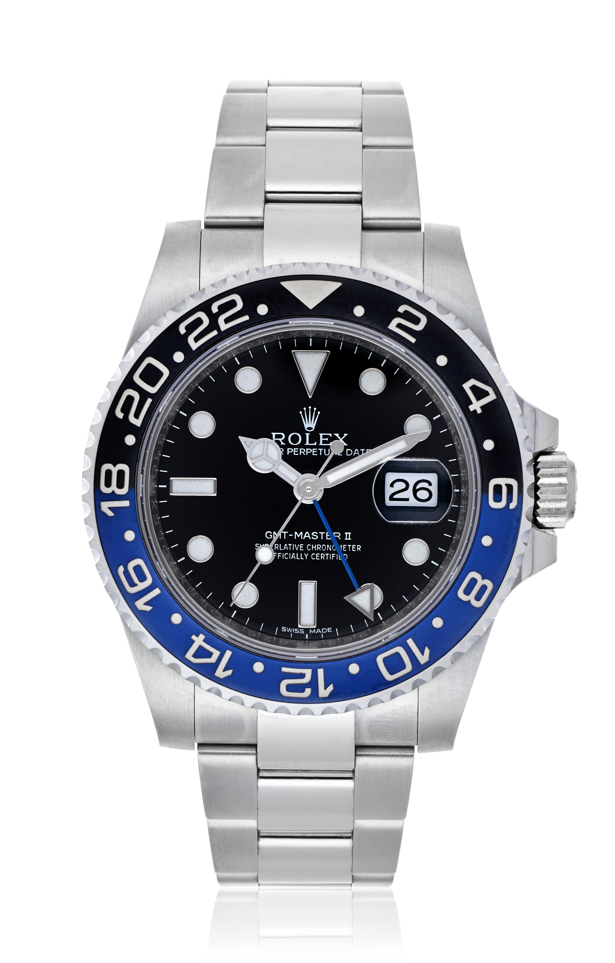 ROLEX, GMT-MASTER II, “BATMAN,” REF. 116710BLNR, | Christie’s