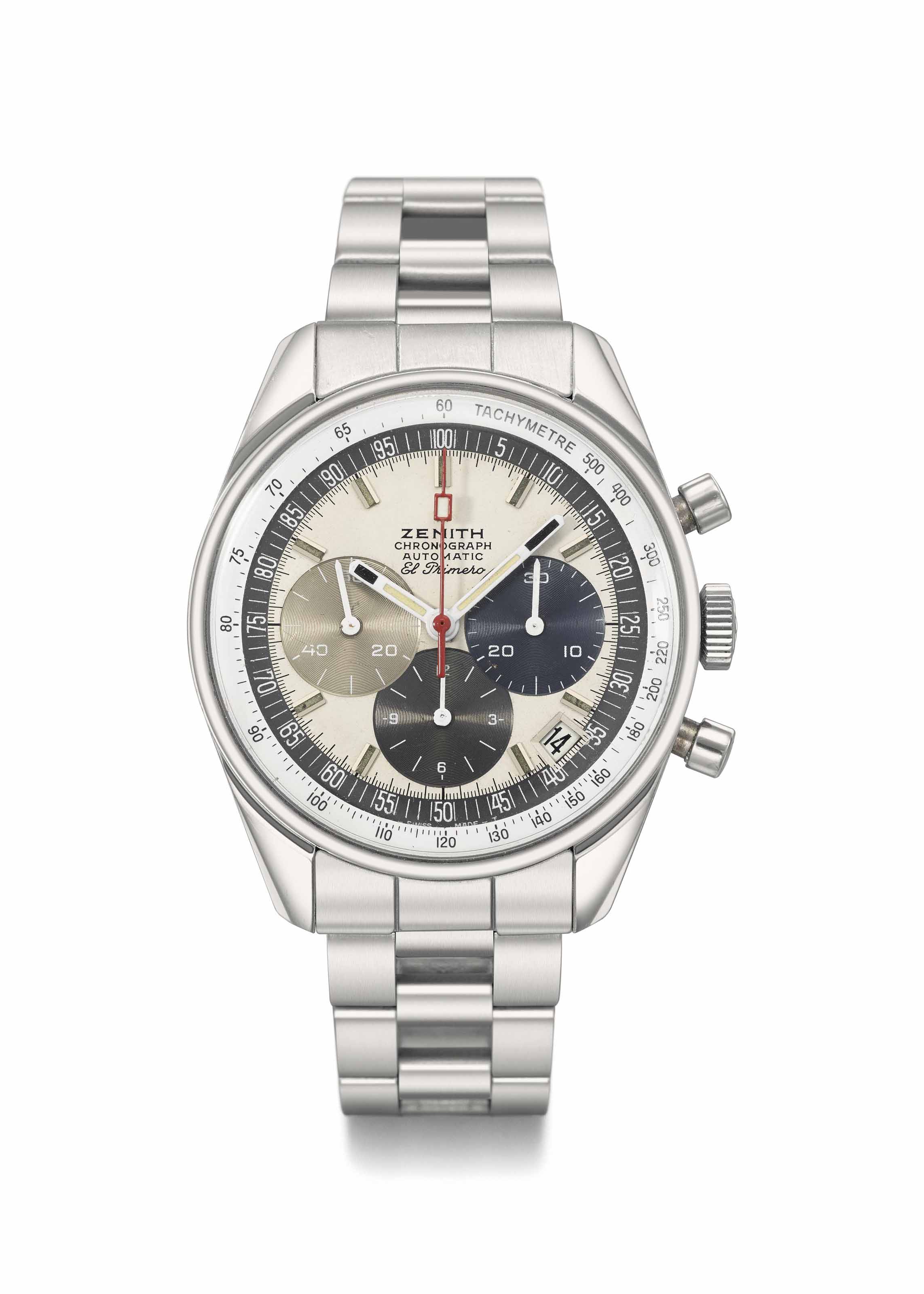Zenith. A fine and attractive automatic chronograph wristwatch with ...