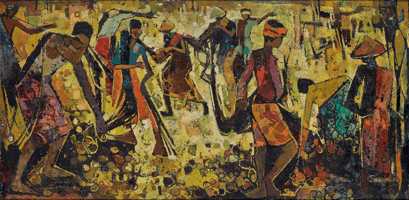 SEAH KIM JOO (Singaporean, B. 1939), East Coast Fishermen | Christie's