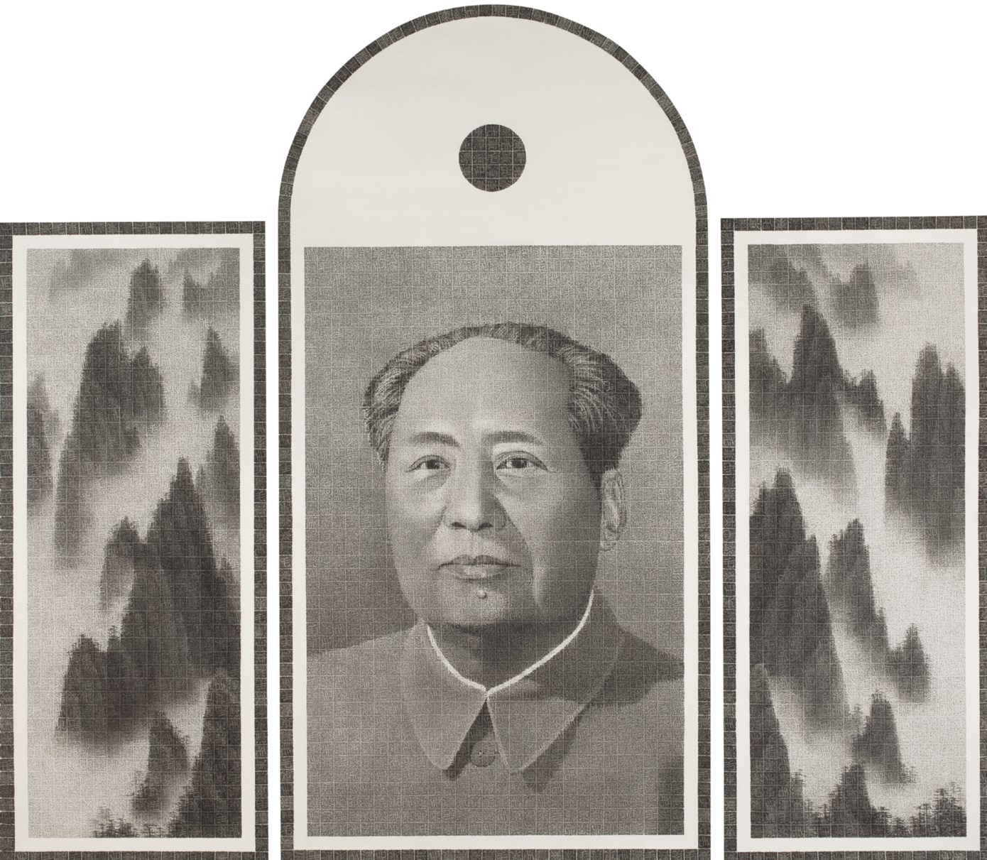 LEE CHUN-YI (B. 1965), Mao Triptych: Wan Sui, Wan Shui, Wan Wan Sui ...