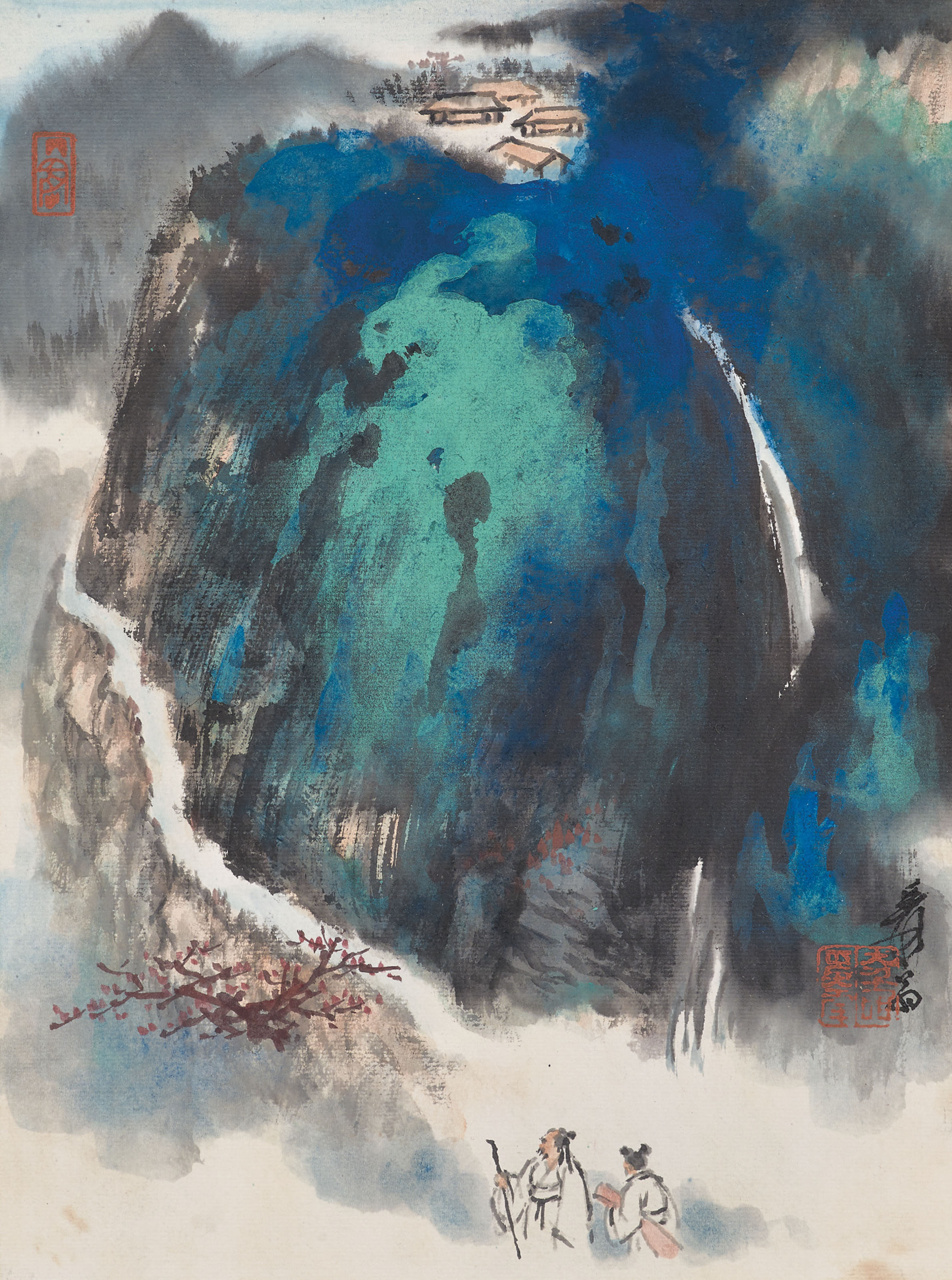 ZHANG DAQIAN (1899-1983) , Landscape in Splashed-Ink | Christie's