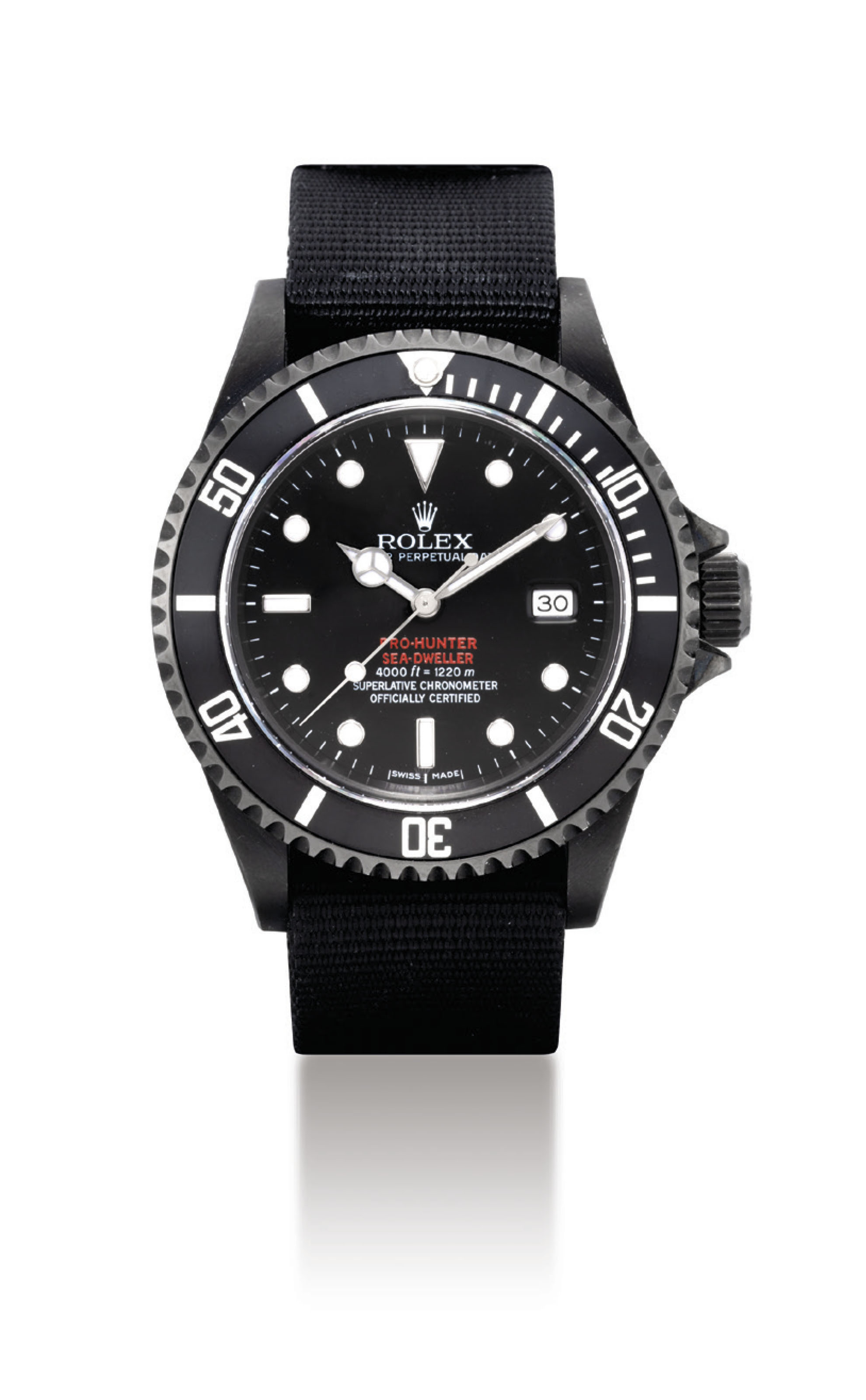 PRO-HUNTER. A DLC-COATED STAINLESS STEEL LIMITED EDITION AUTOMATIC ...