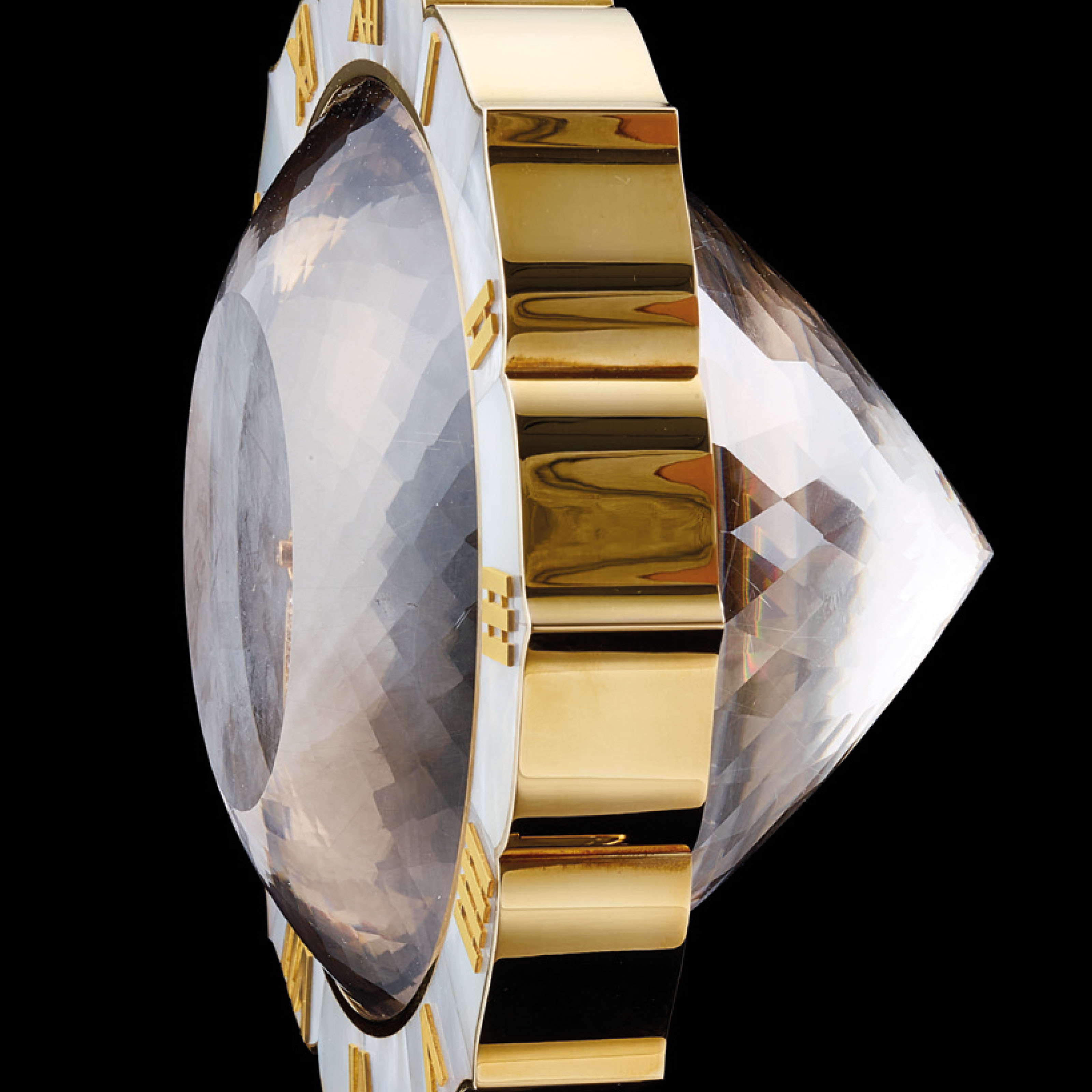 CARTIER. AN IMPORTANT, VERY RARE AND POSSIBLY UNIQUE 18K GOLD, DIAMOND ...