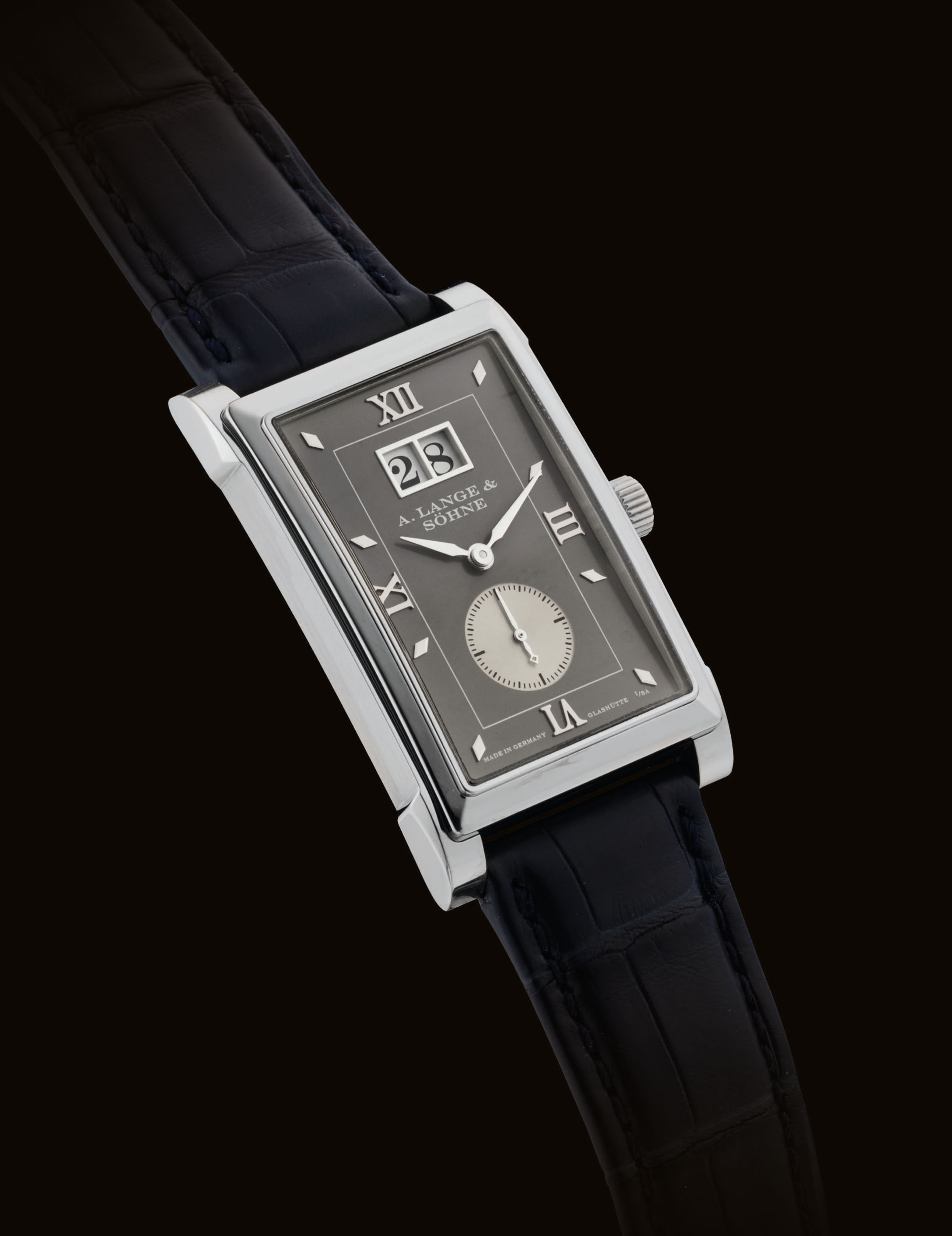 A. LANGE & SÖHNE. A FINE AND VERY RARE 18K WHITE GOLD LIMITED EDITION ...