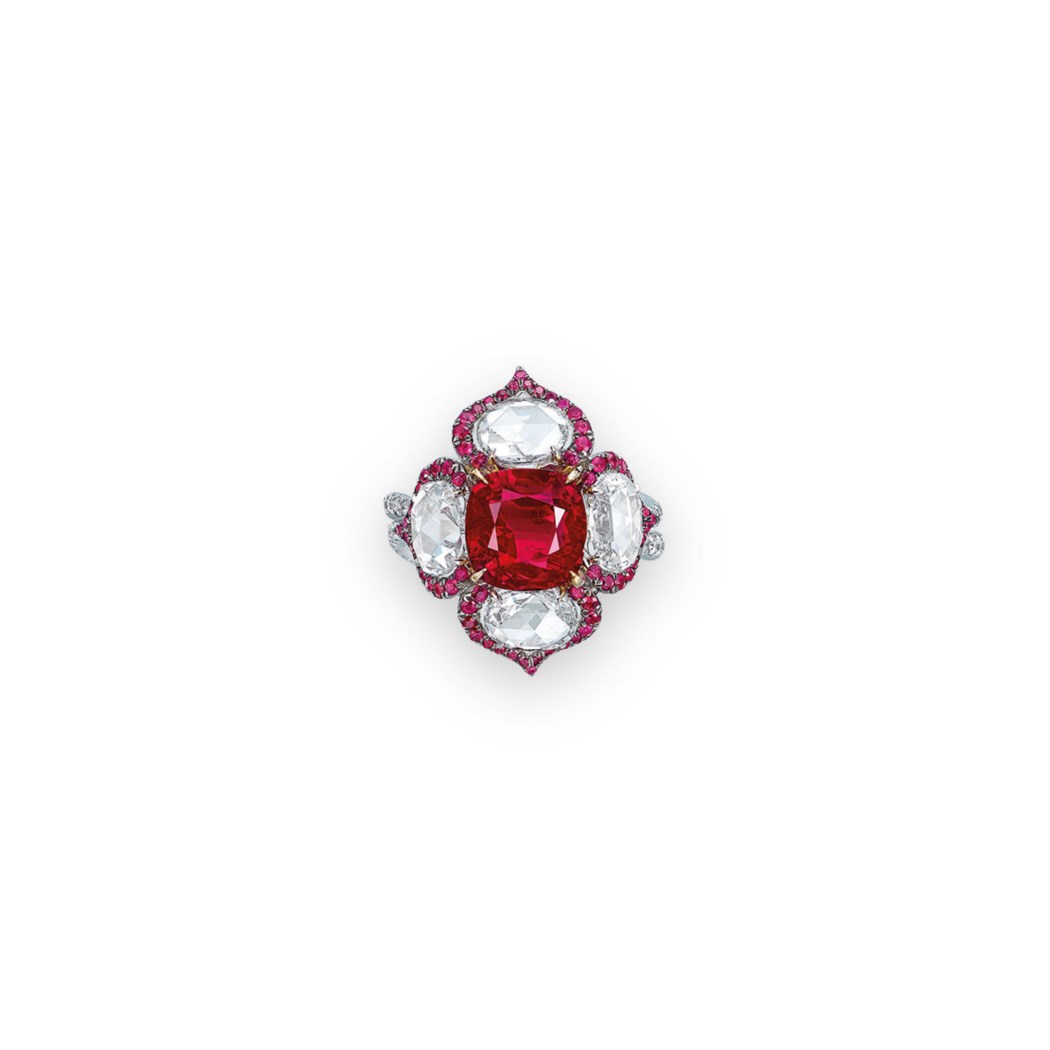 A SUPERB RUBY AND DIAMOND RING | Christie's