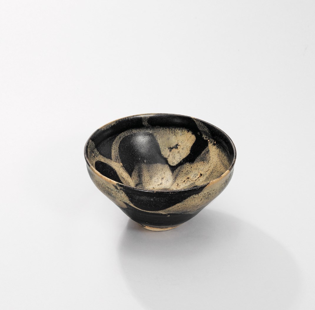 A JIZHOU PHOSPHATIC-SPLASHED BLACK-GLAZED BOWL, SOUTHERN SONG DYNASTY ...