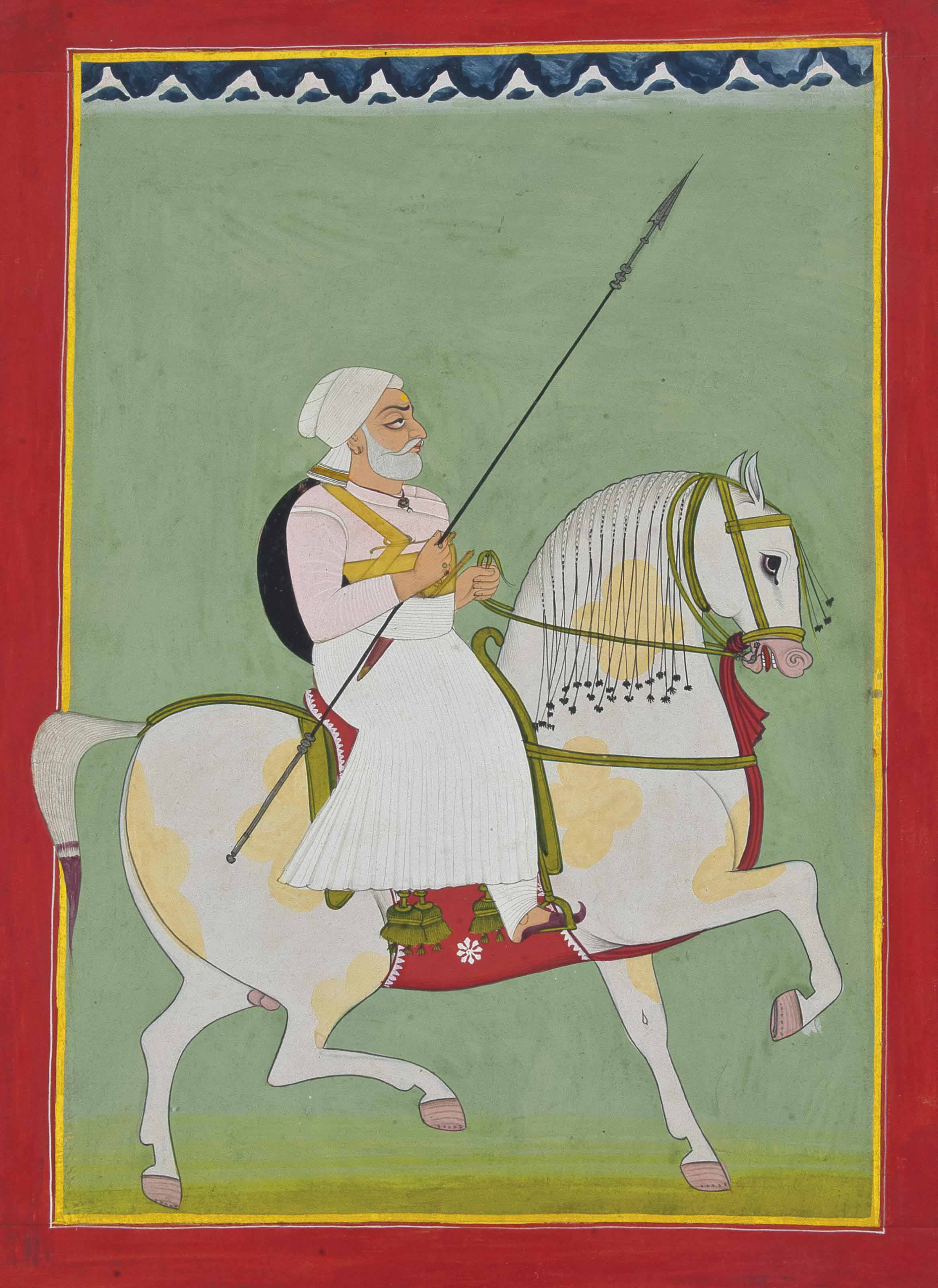An Equestrian Portrait of Durgadas Rathore