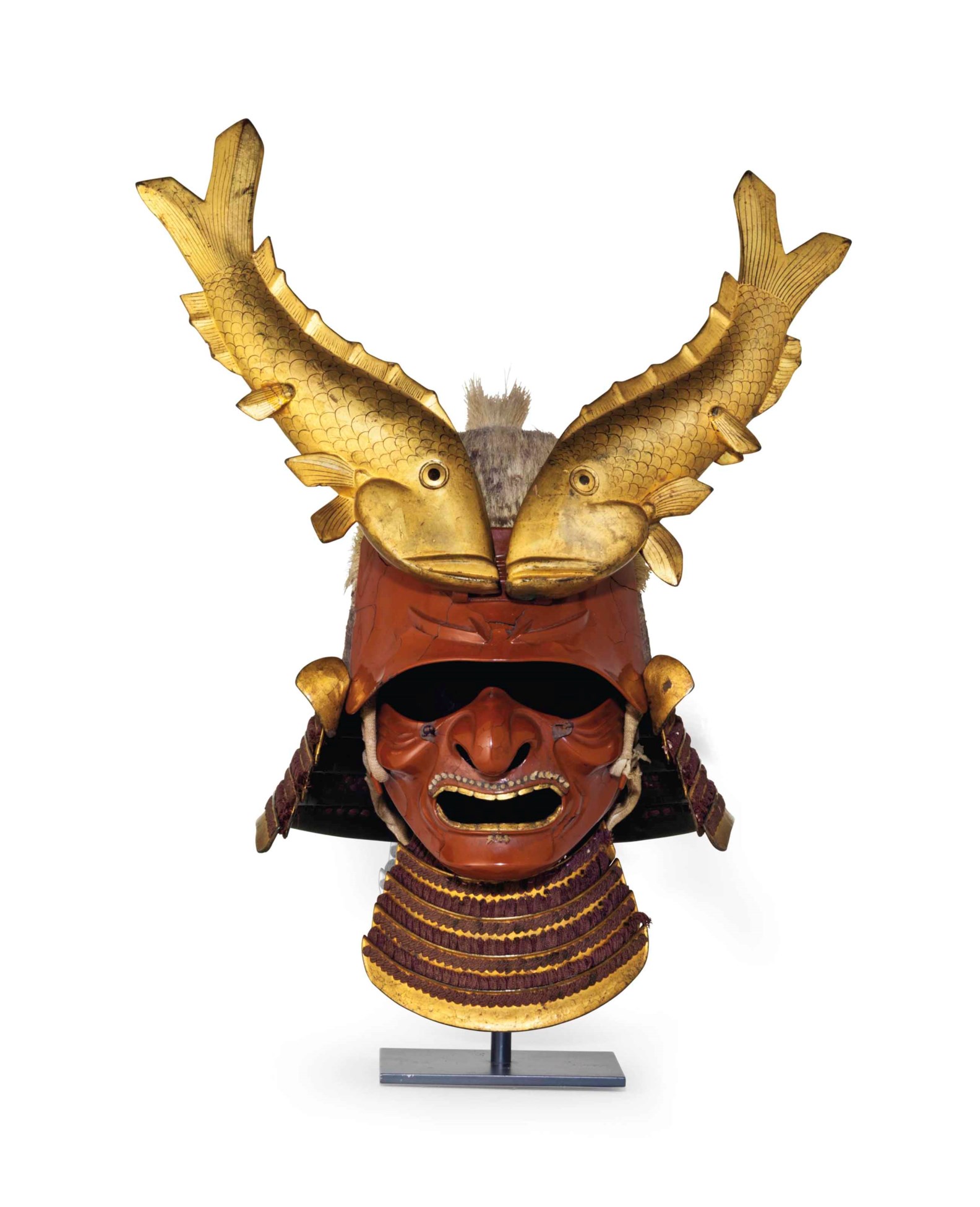 A kawari kabuto (exotic helmet), Momoyama period (late 16th century ...