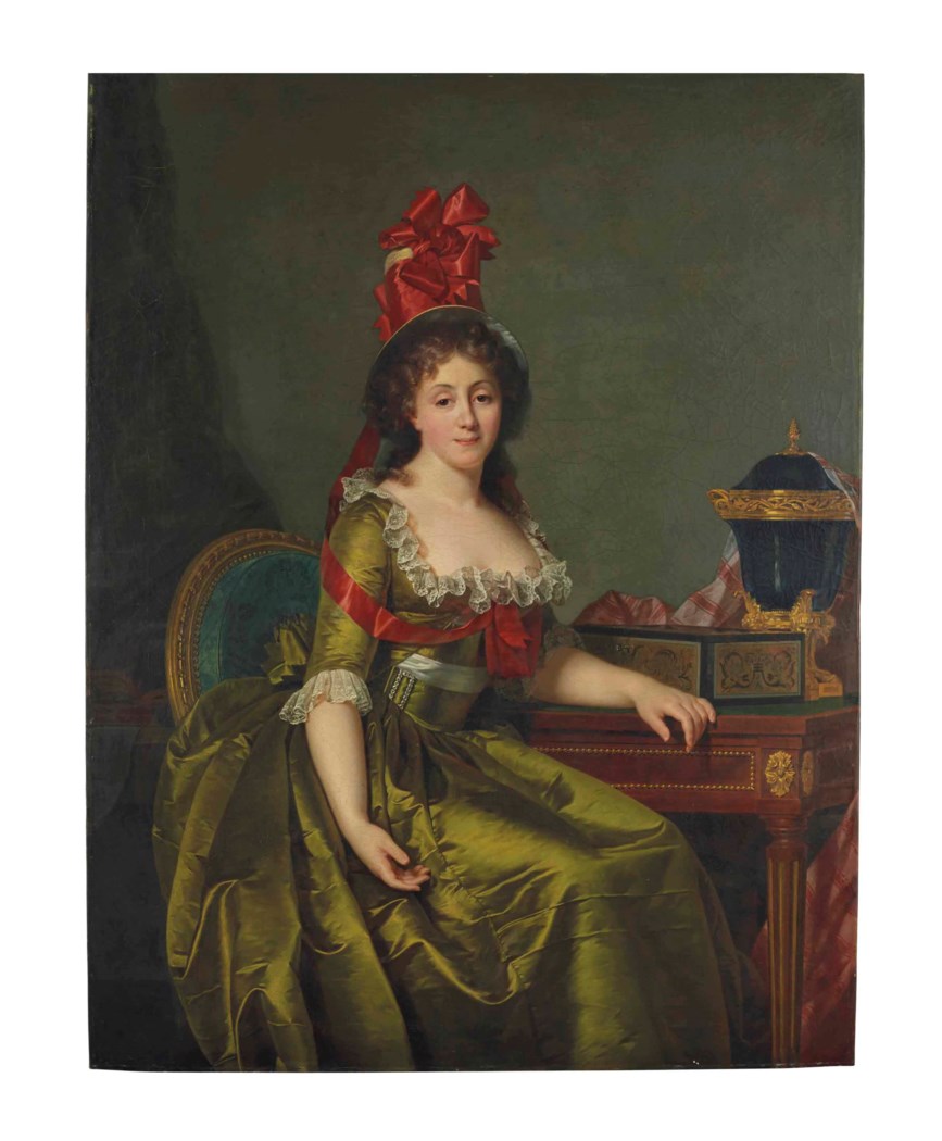 Rose-Adelaïde Ducreux (Paris 1761-1802 Santo Domingo), Portrait of a ...
