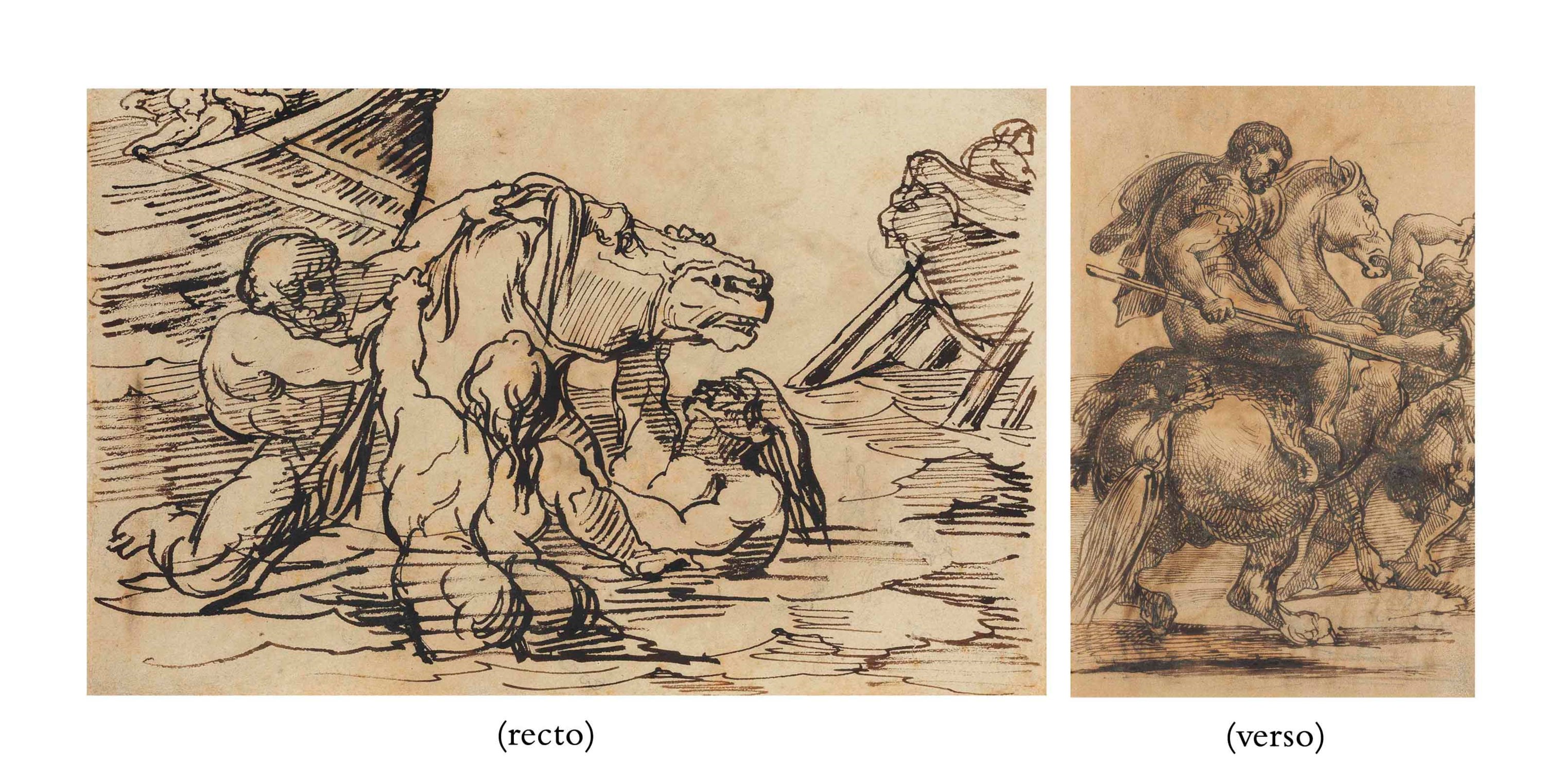 Jean-Louis-André-Théodore Géricault (Rouen 1791-1824 Paris), Study for ...