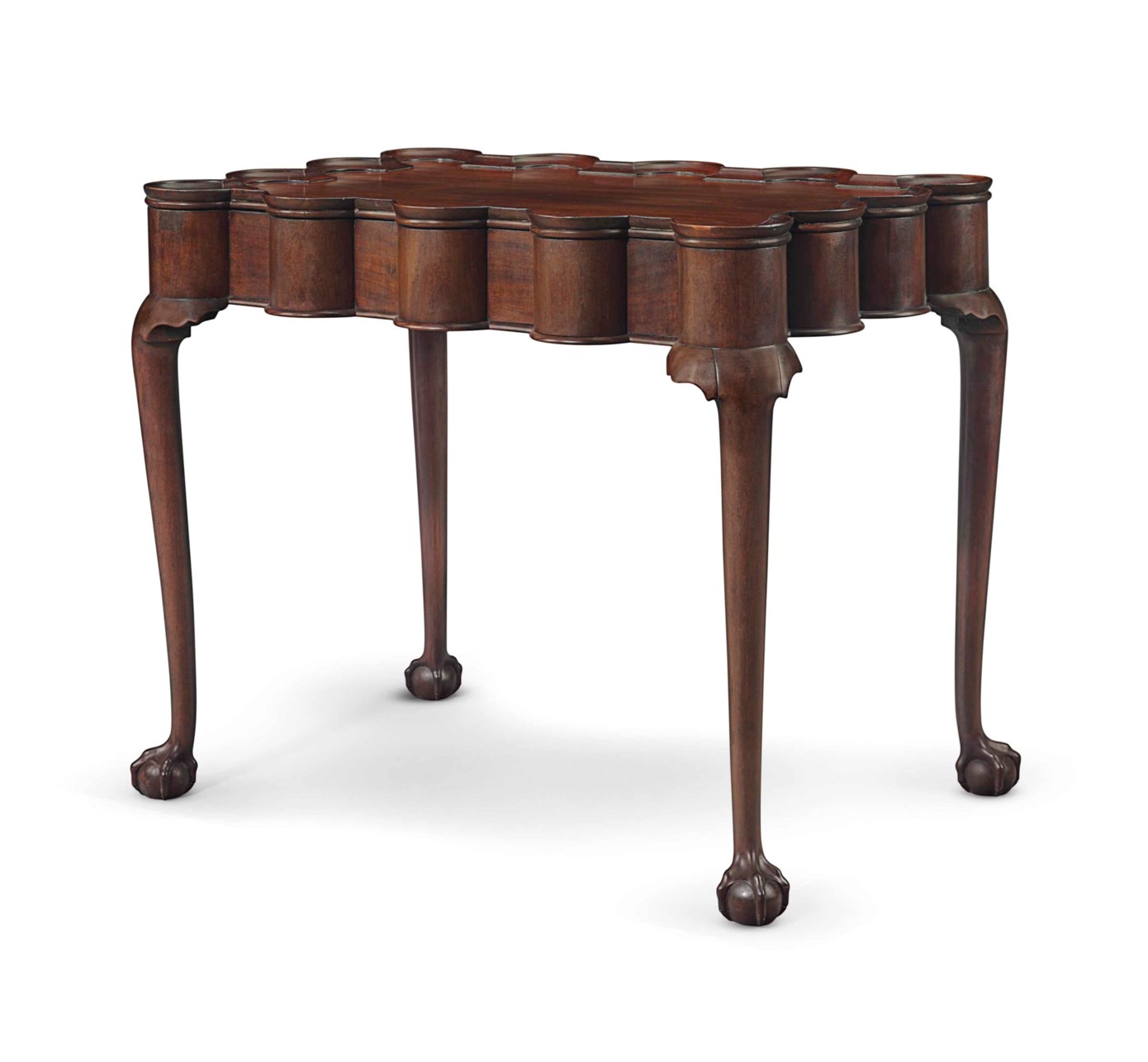 A CHIPPENDALE MAHOGANY TURRET-TOP TEA TABLE, BOSTON, 1750-1760 | Christie's