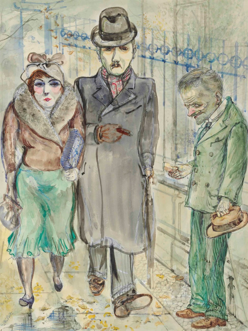 George Grosz (1893-1959), Bettler, Berlin | Christie's