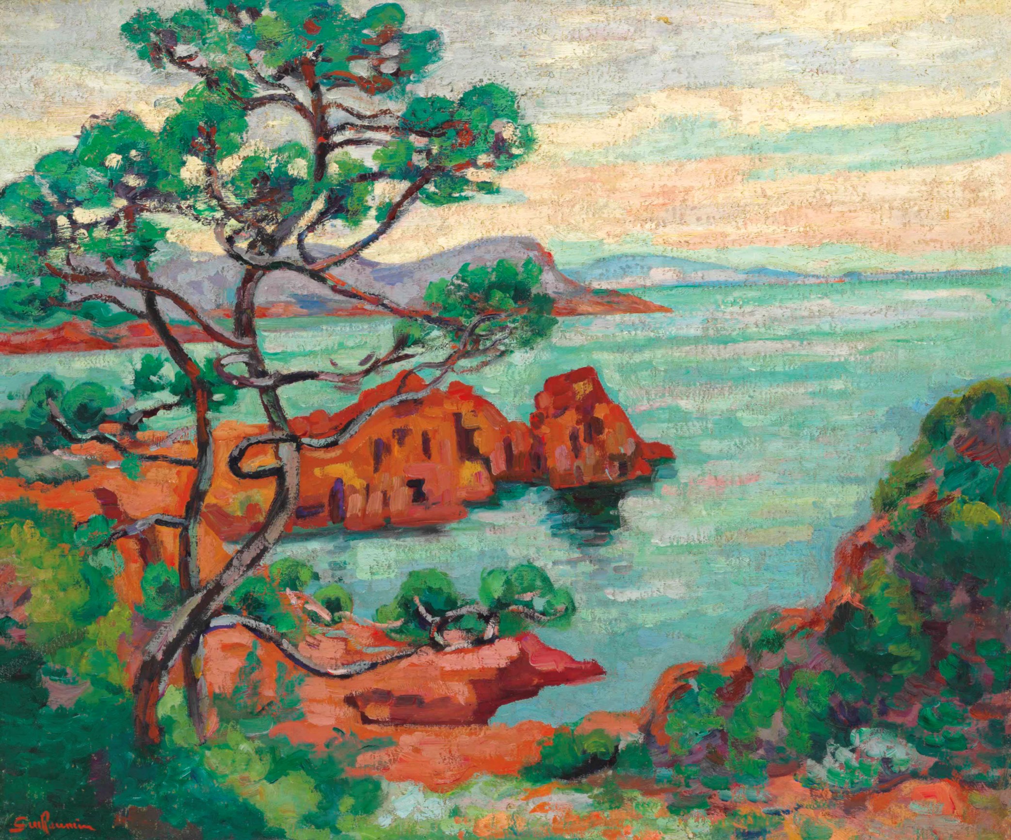 Armand Guillaumin (1841-1927), Rochers au Trayas | Christie's