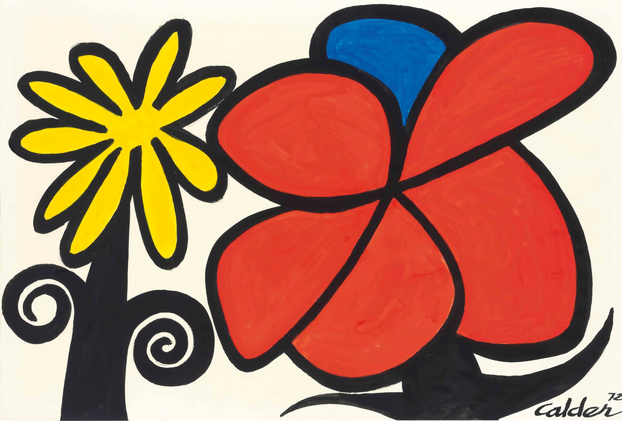 Alexander Calder (1898-1976), Yellow Flower, Red Flower | Christie's