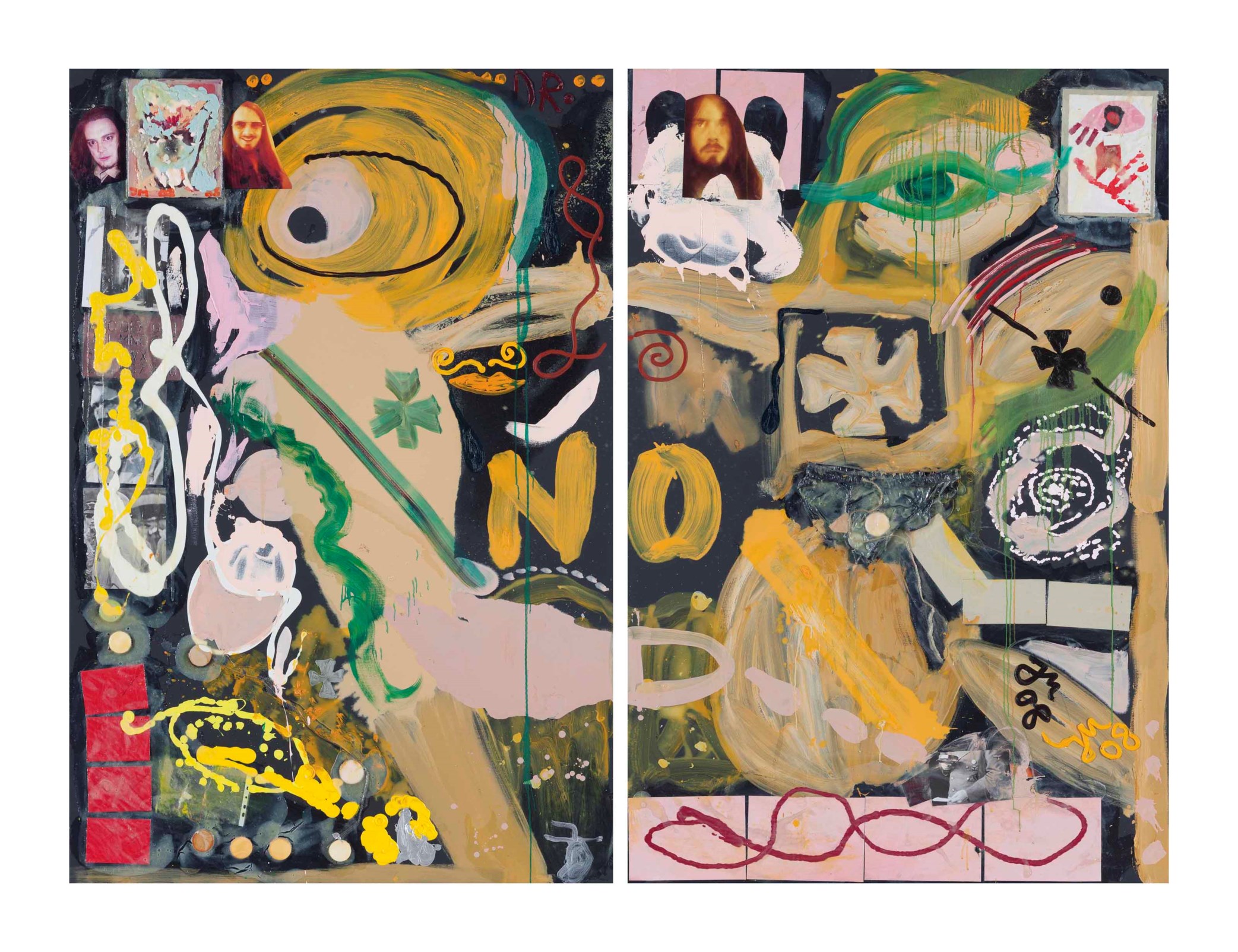 Jonathan Meese (b. 1970), Vampiermädchen "Metabolismeese" mit ...