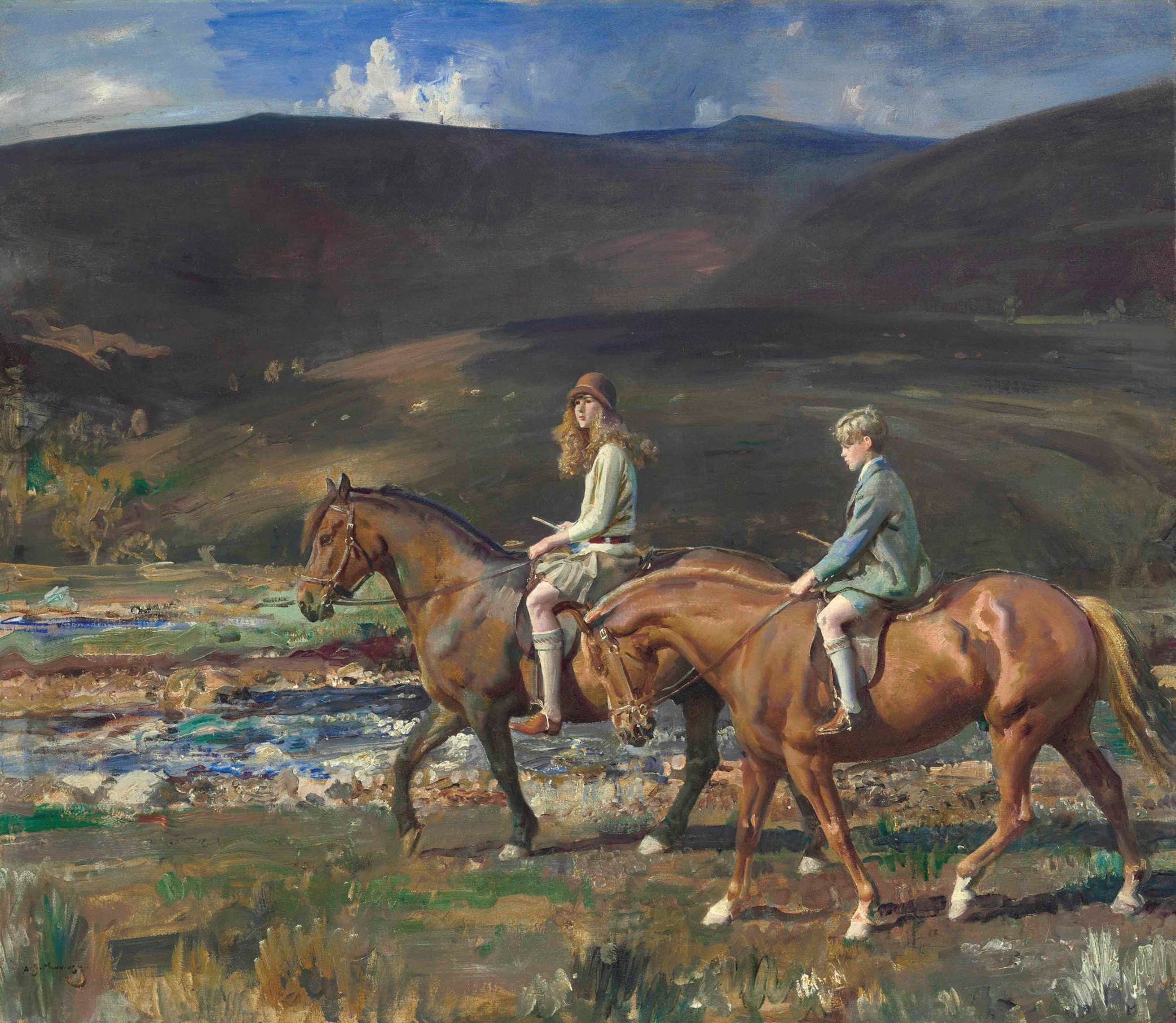 Sir Alfred James Munnings, P.R.A., R.W.S., (British, 1878-1959 ...