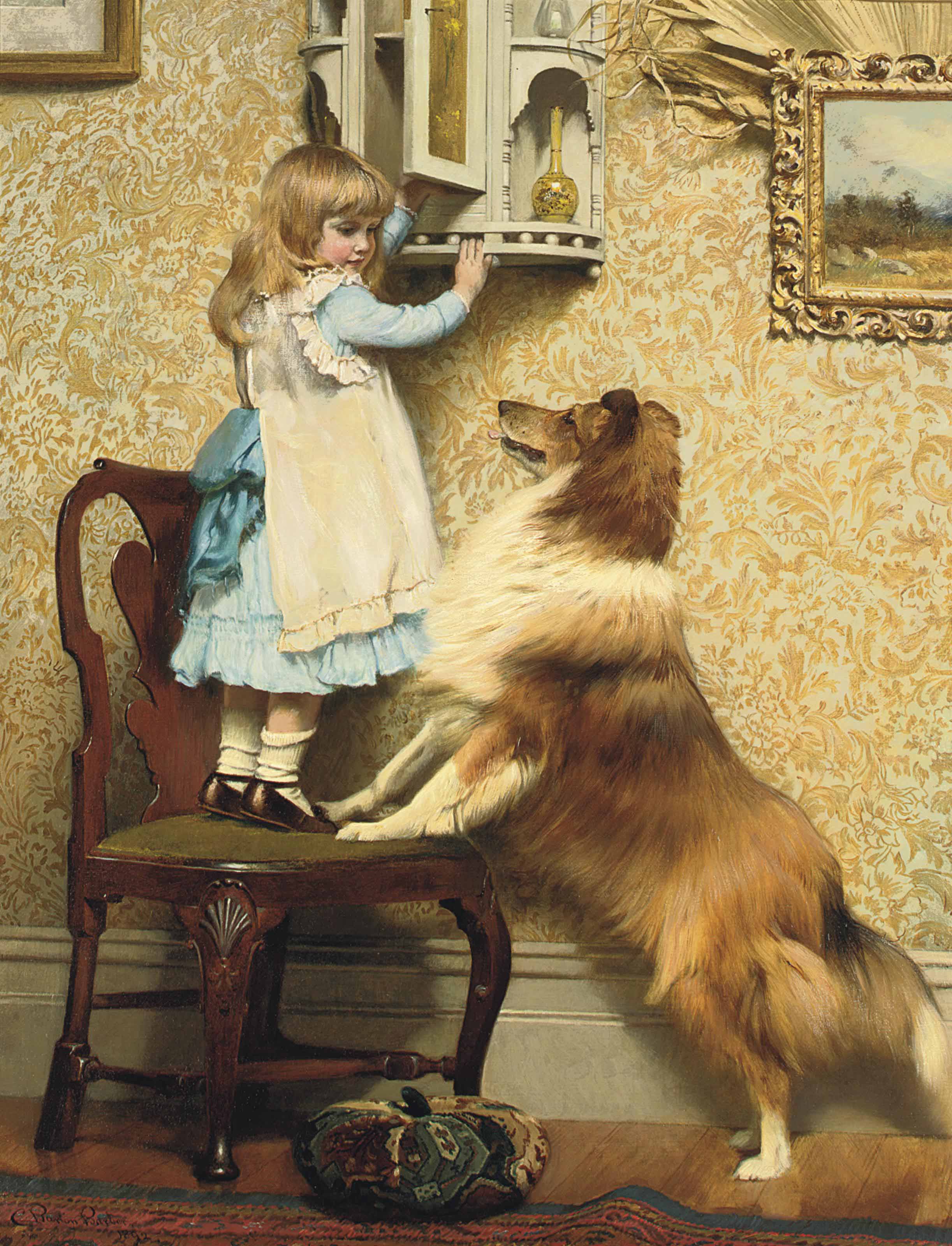 Charles Burton Barber (British, 1854-1894) , A Secret Place | Christie's