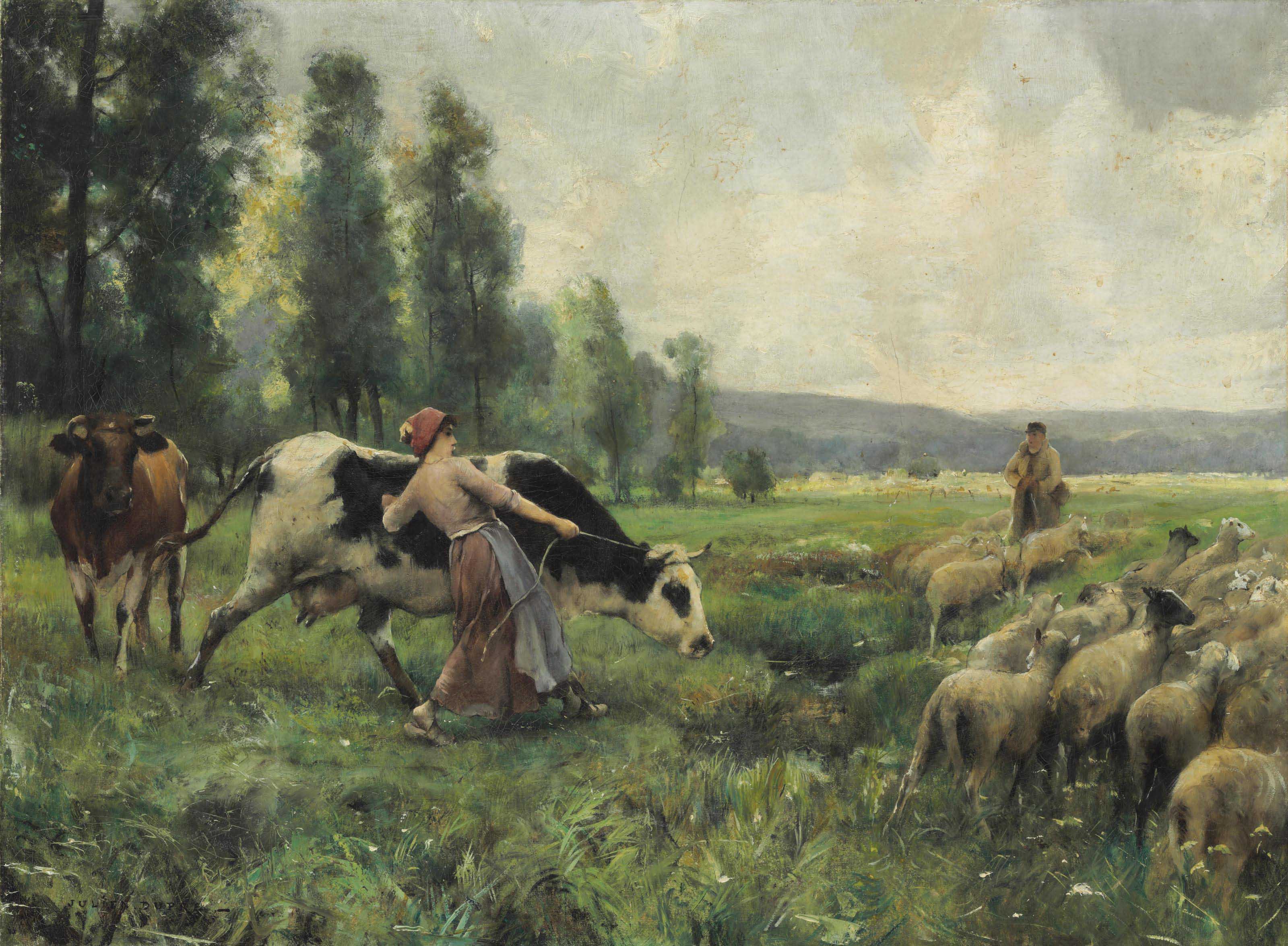 Julien Dupré (French, 1851-1910) , Country Life | Christie's