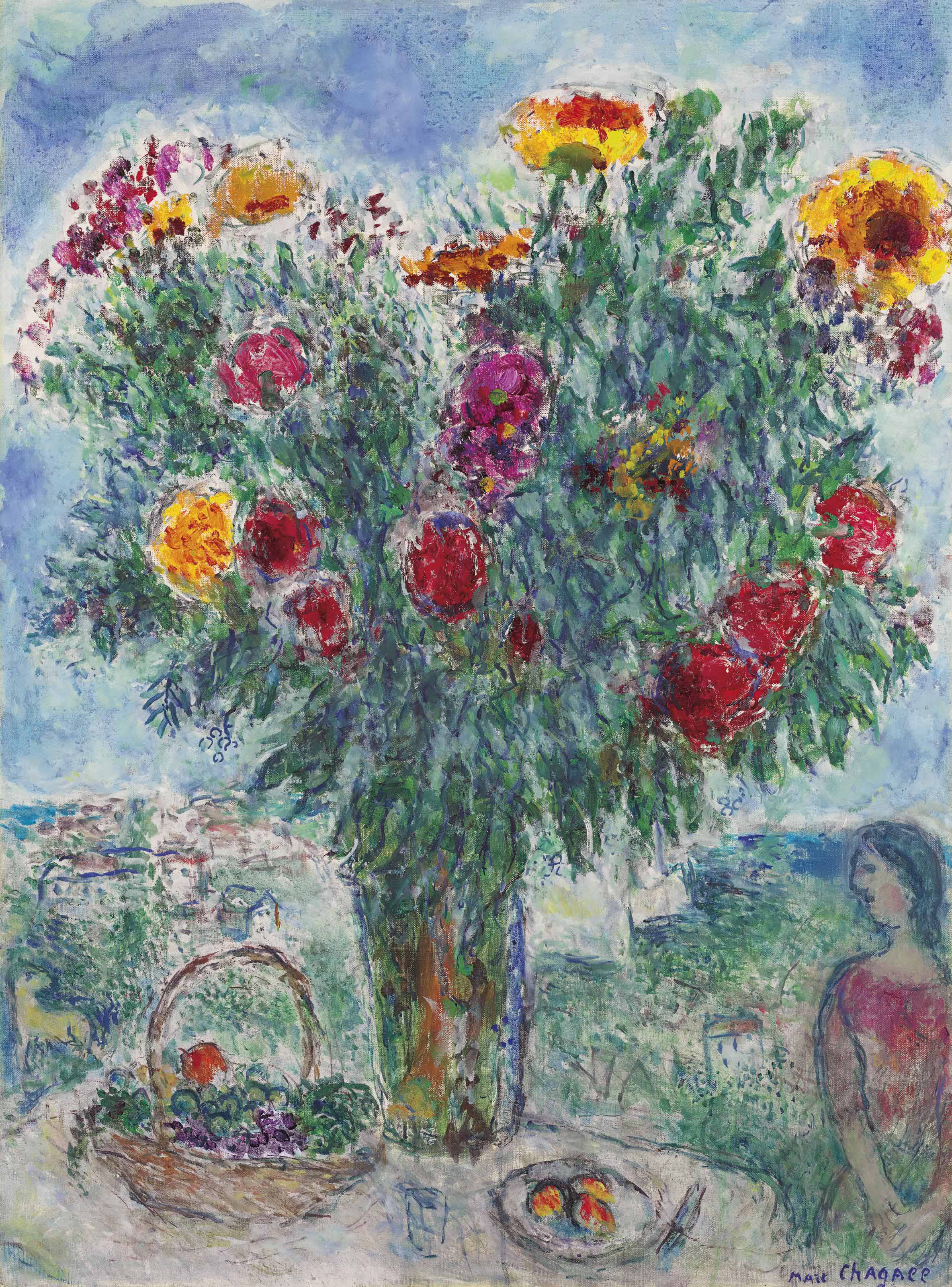 Marc Chagall (1887-1985) , Le grand bouquet | Christie's