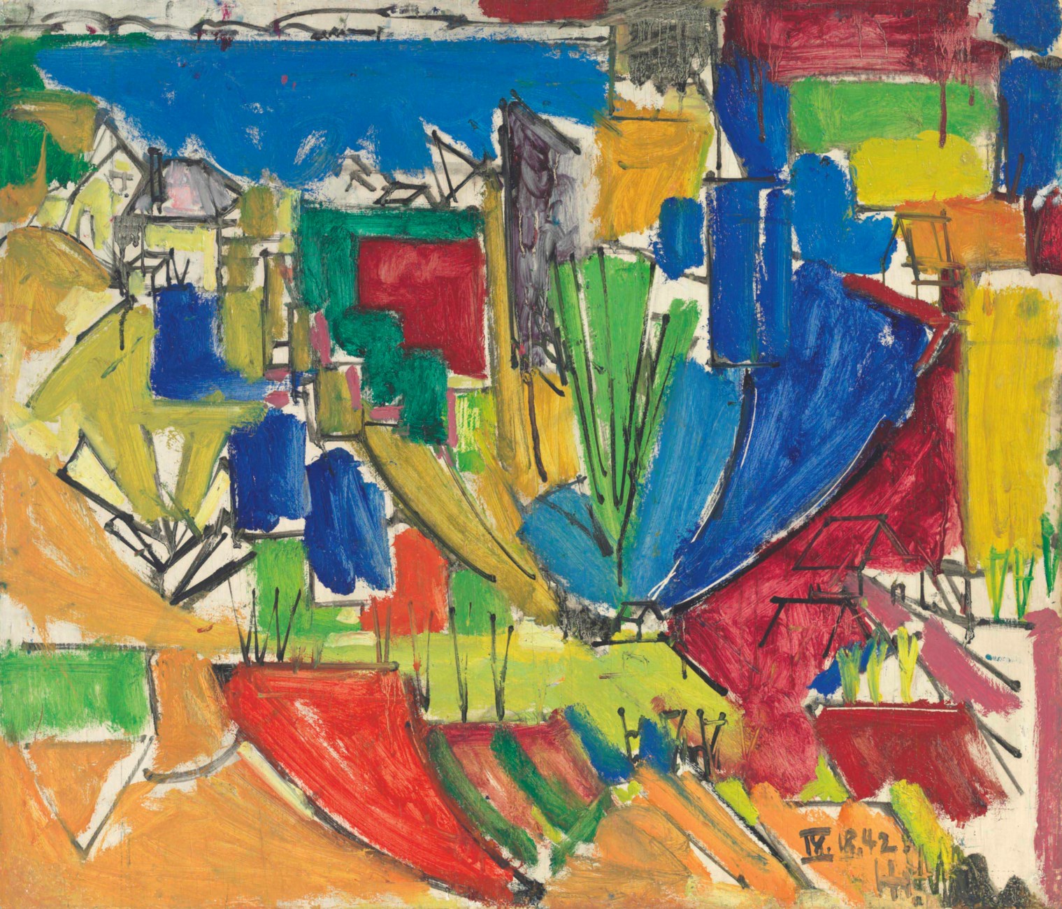 Hans Hofmann (1880-1966), Landscape (Bushes) | Christie's