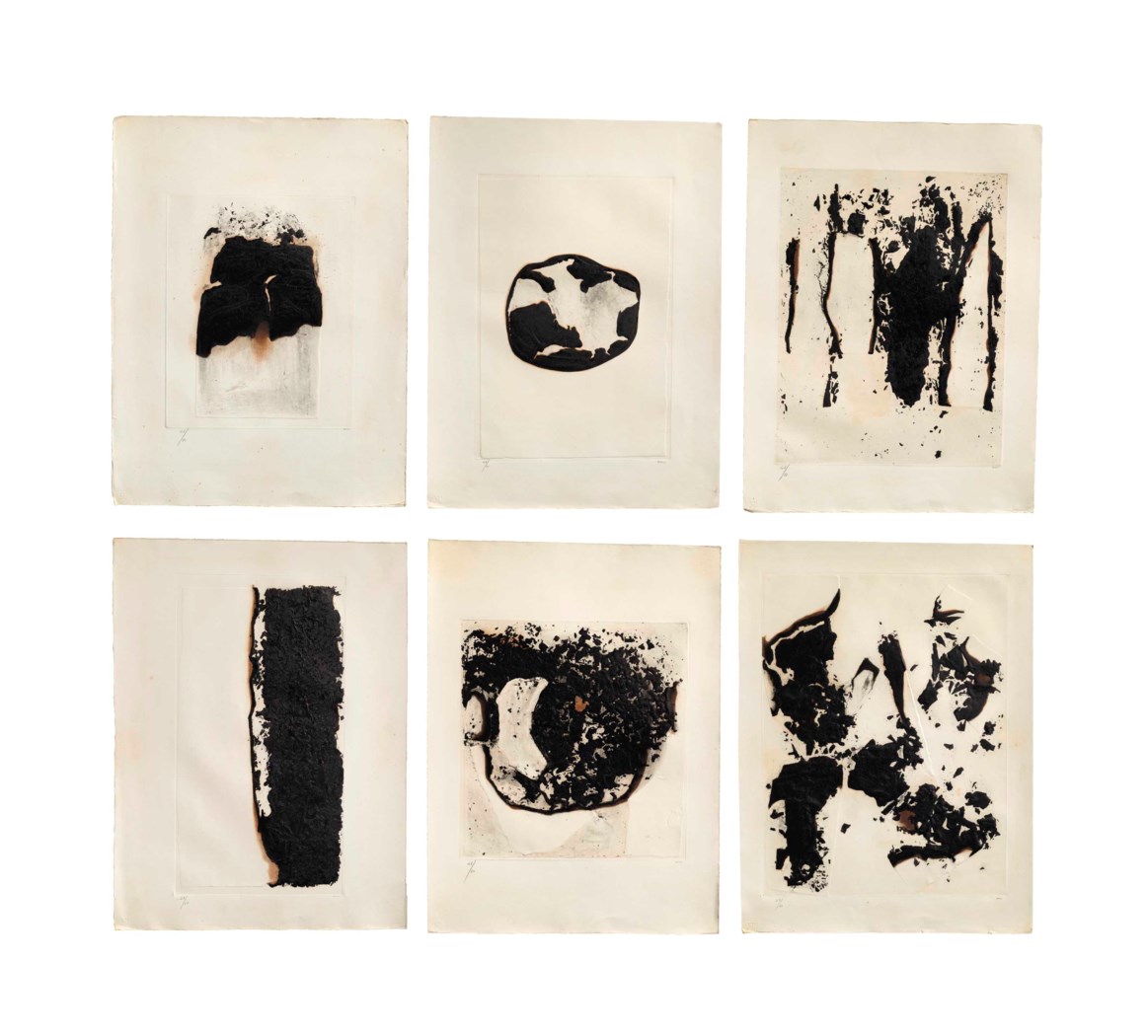 Alberto Burri (1915-1995), Combustione 1-6 | Christie's