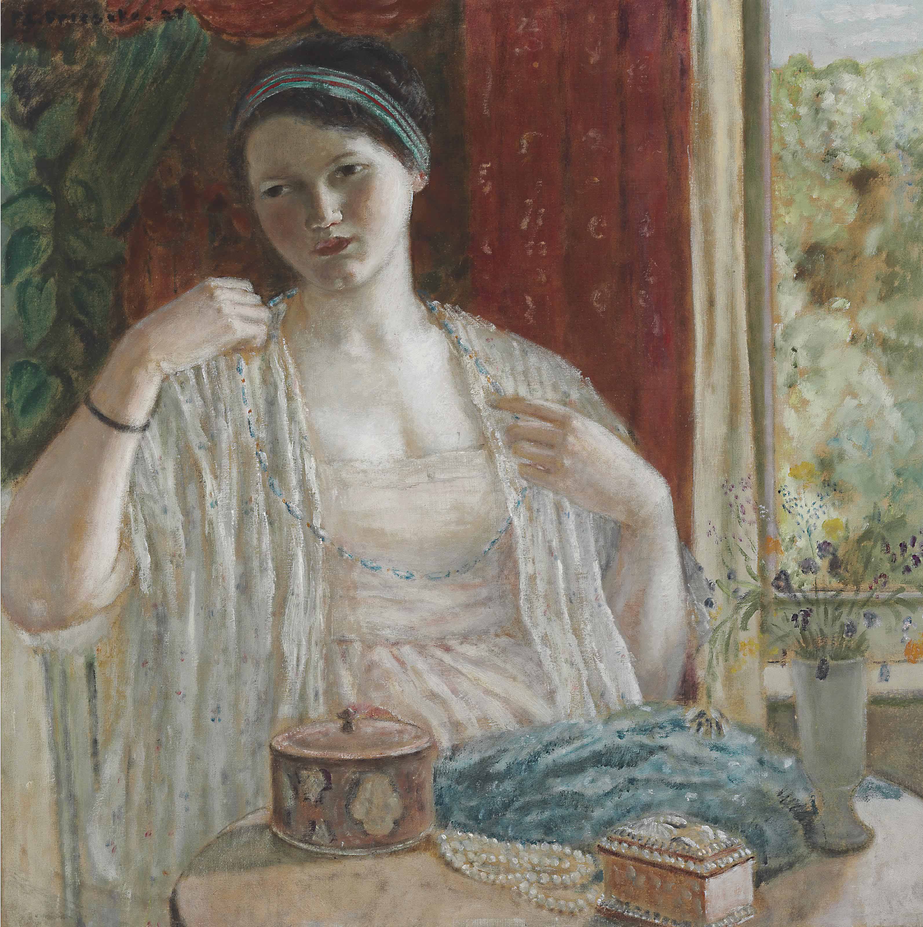 Girl with Necklace, Frederick Carl Frieseke (1874-1939) | Christie’s