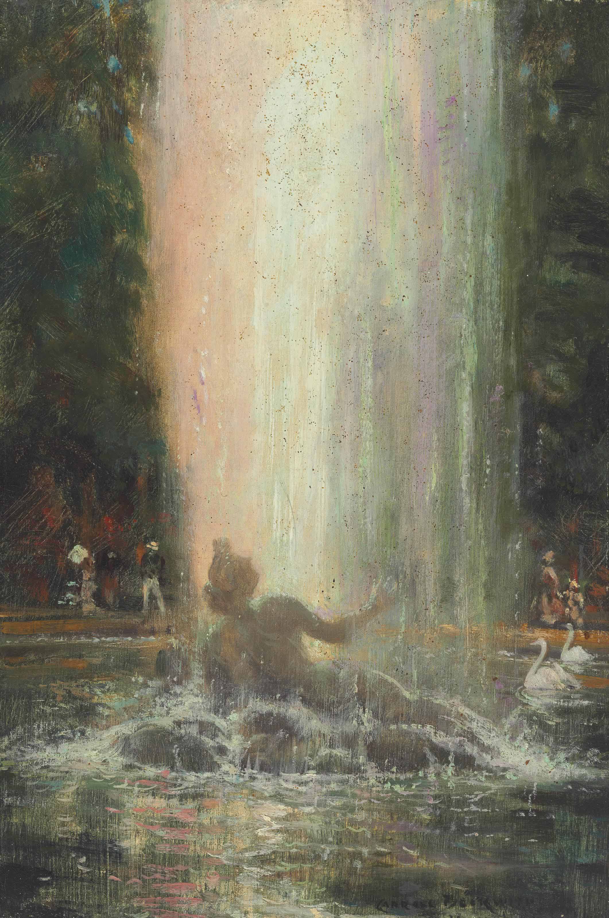 Fountain at Versailles, James Carroll Beckwith (1852-1917) | Christie’s