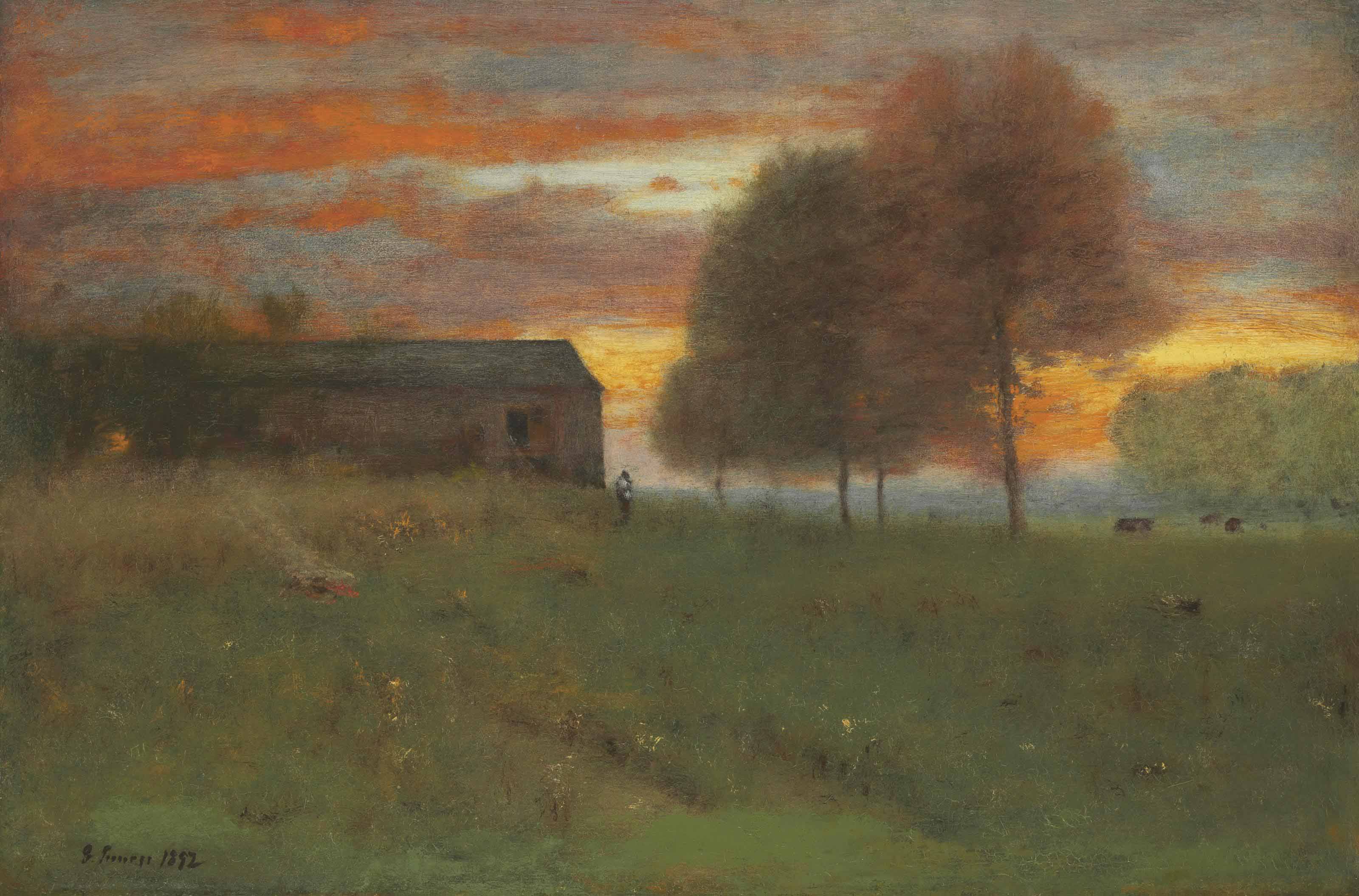 Early Morning, Montclair, New Jersey, George Inness (1825-1894 ...