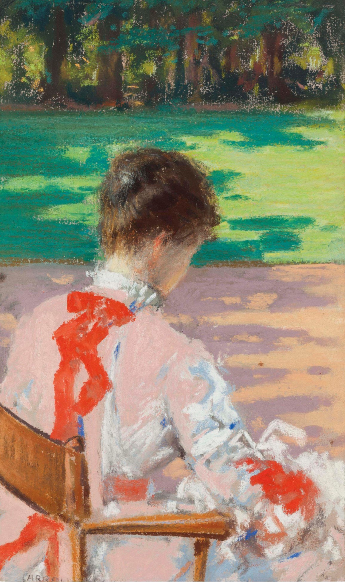 James Carroll Beckwith (1852-1917), A Study With Sunlight | Christie's