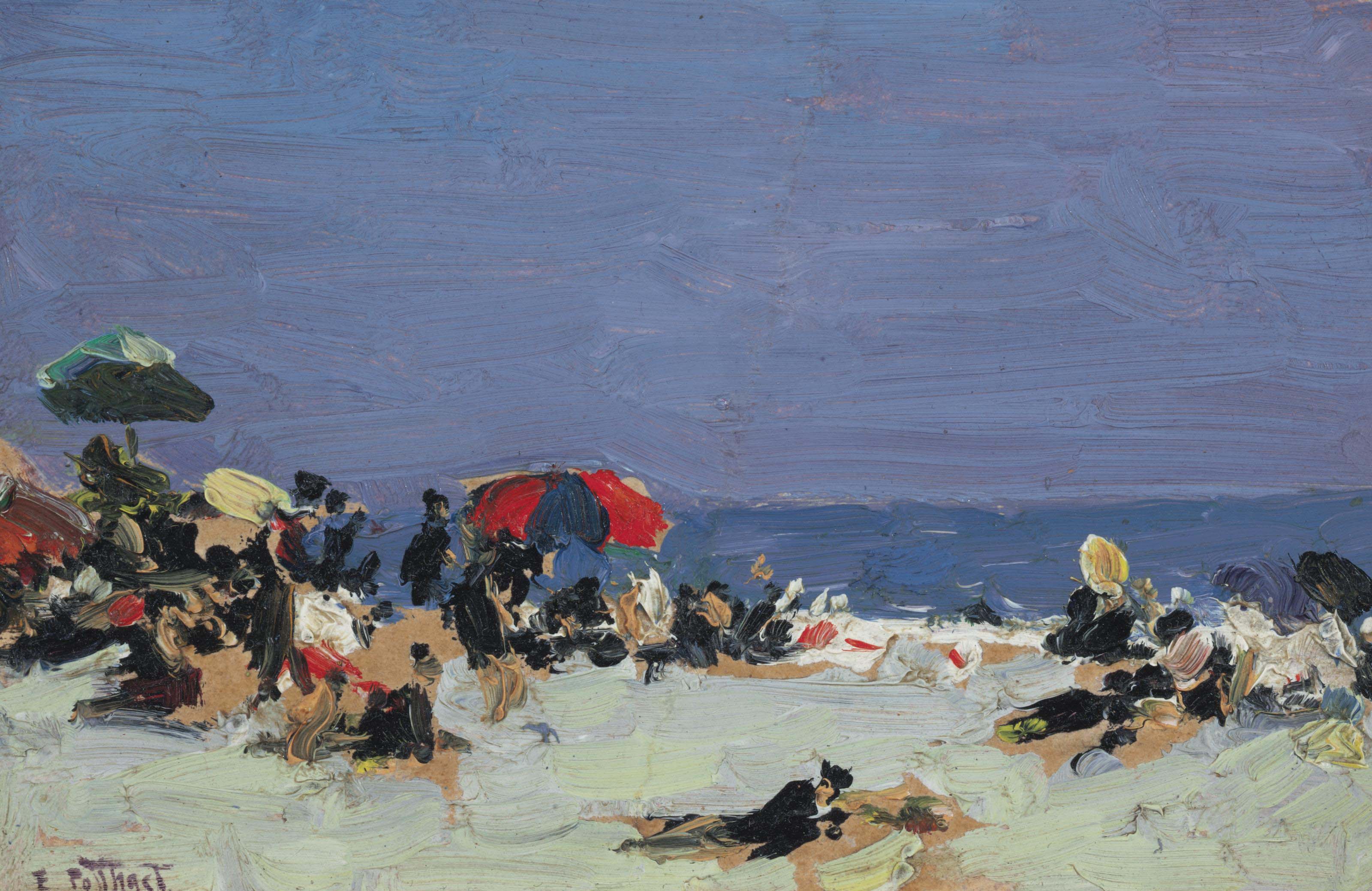 Edward Henry Potthast (1857-1927) , On the Beach | Christie's