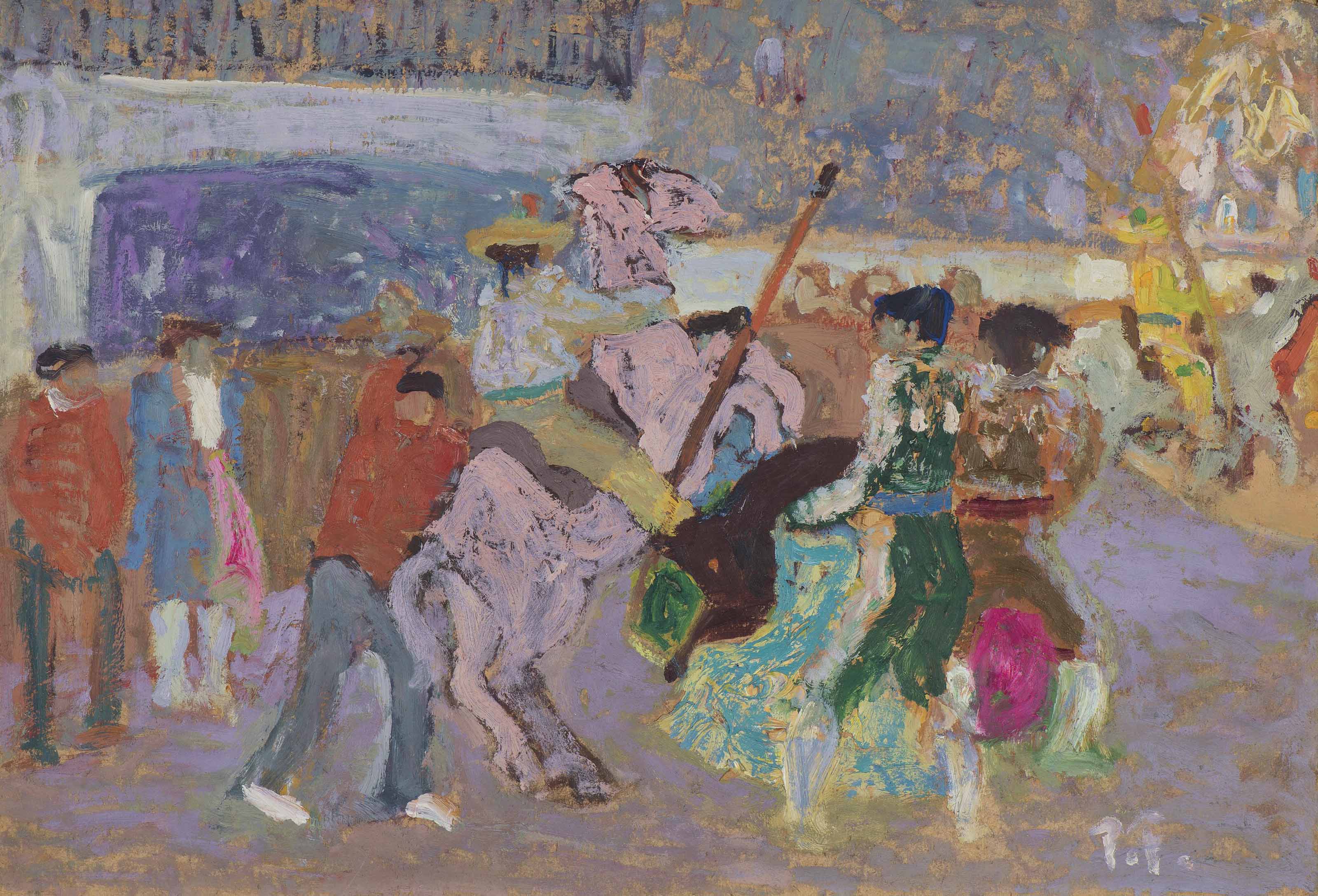 Pedro Figari (1861-1938) , Toros #4 | Christie's