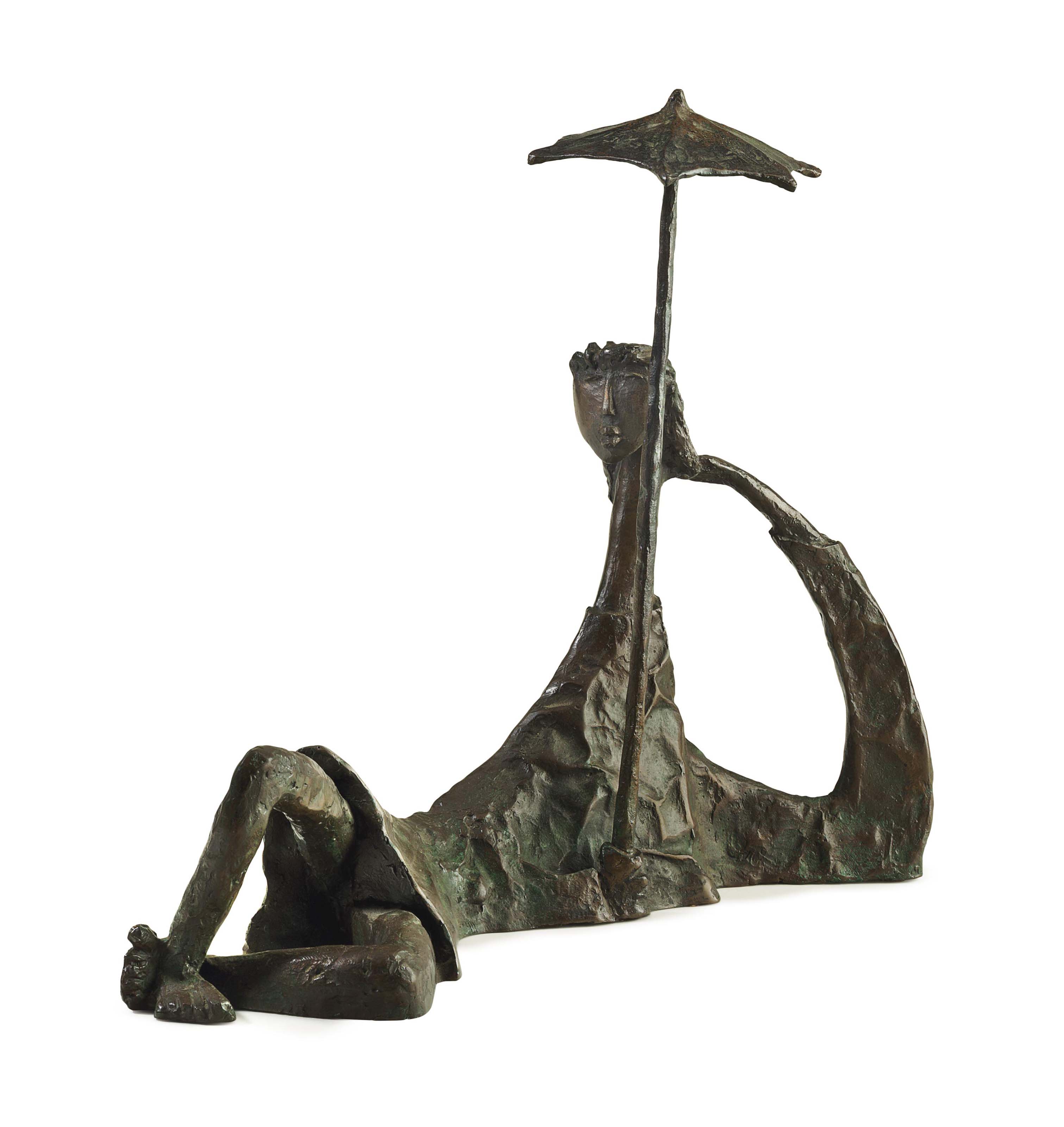 Ángel Botello (1913-1986) , Girl with Umbrella | Christie's