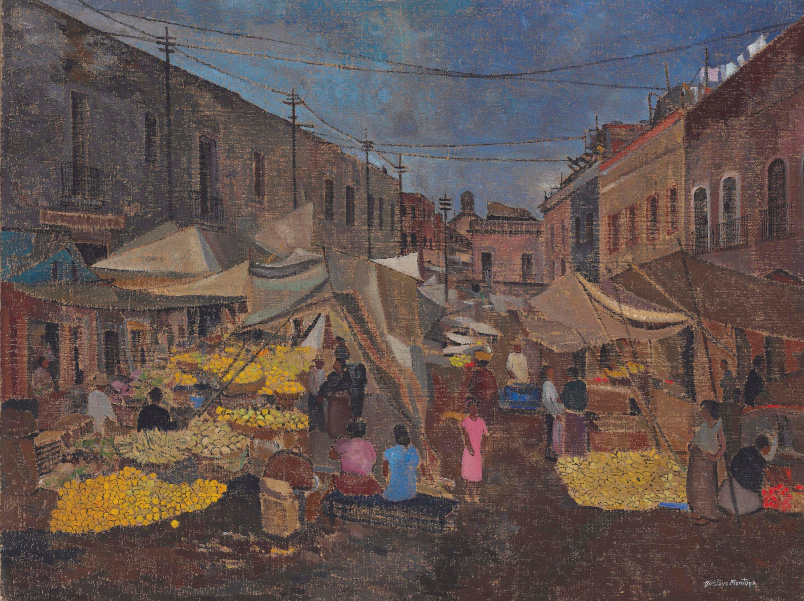 Gustavo Montoya (1905-2003), Market | Christie's