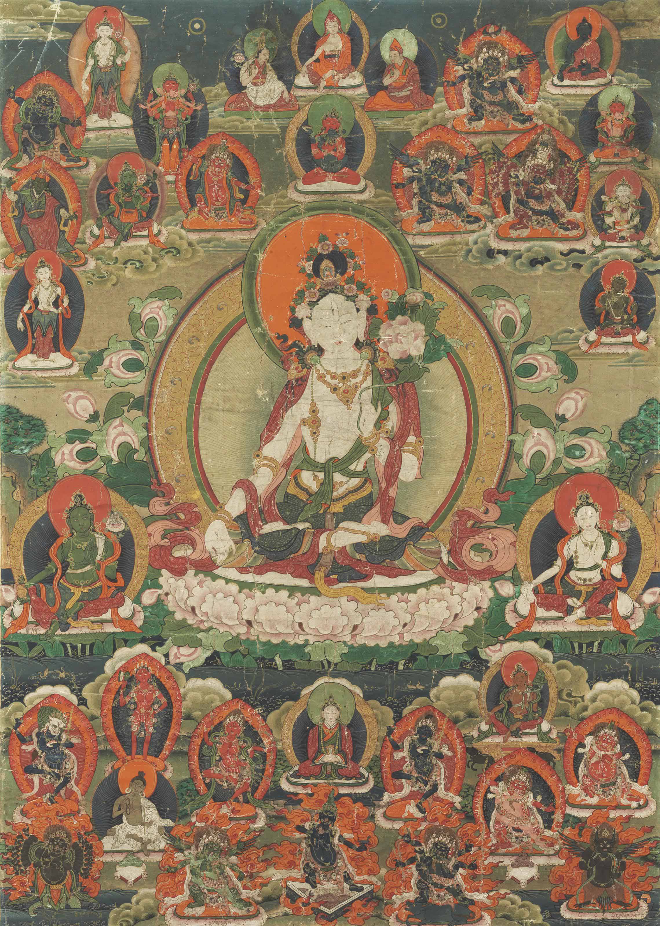 A Painting of White Tara